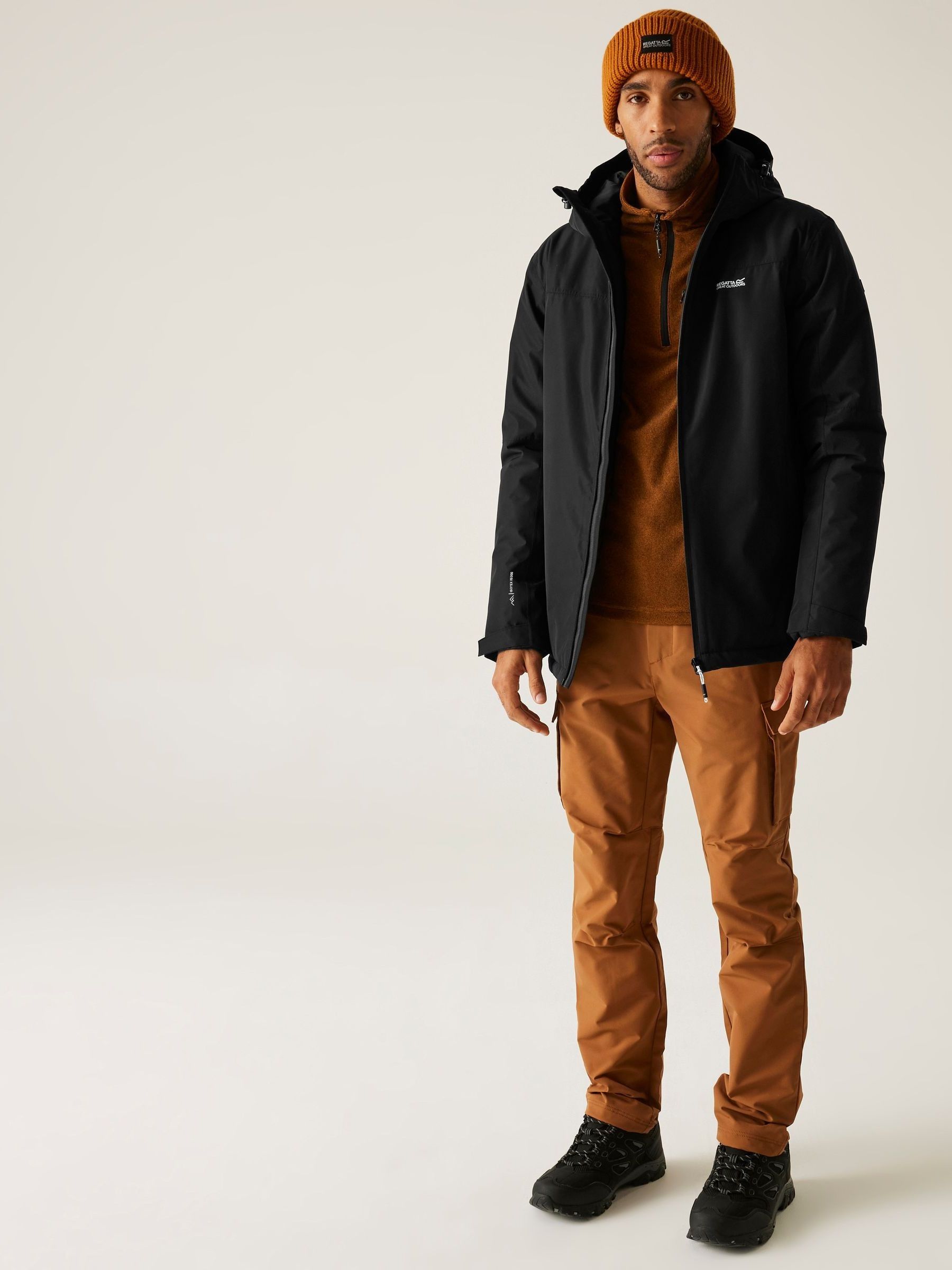Buy Regatta Black Thornridge Midweight Waterproof Jacket from the Next ...