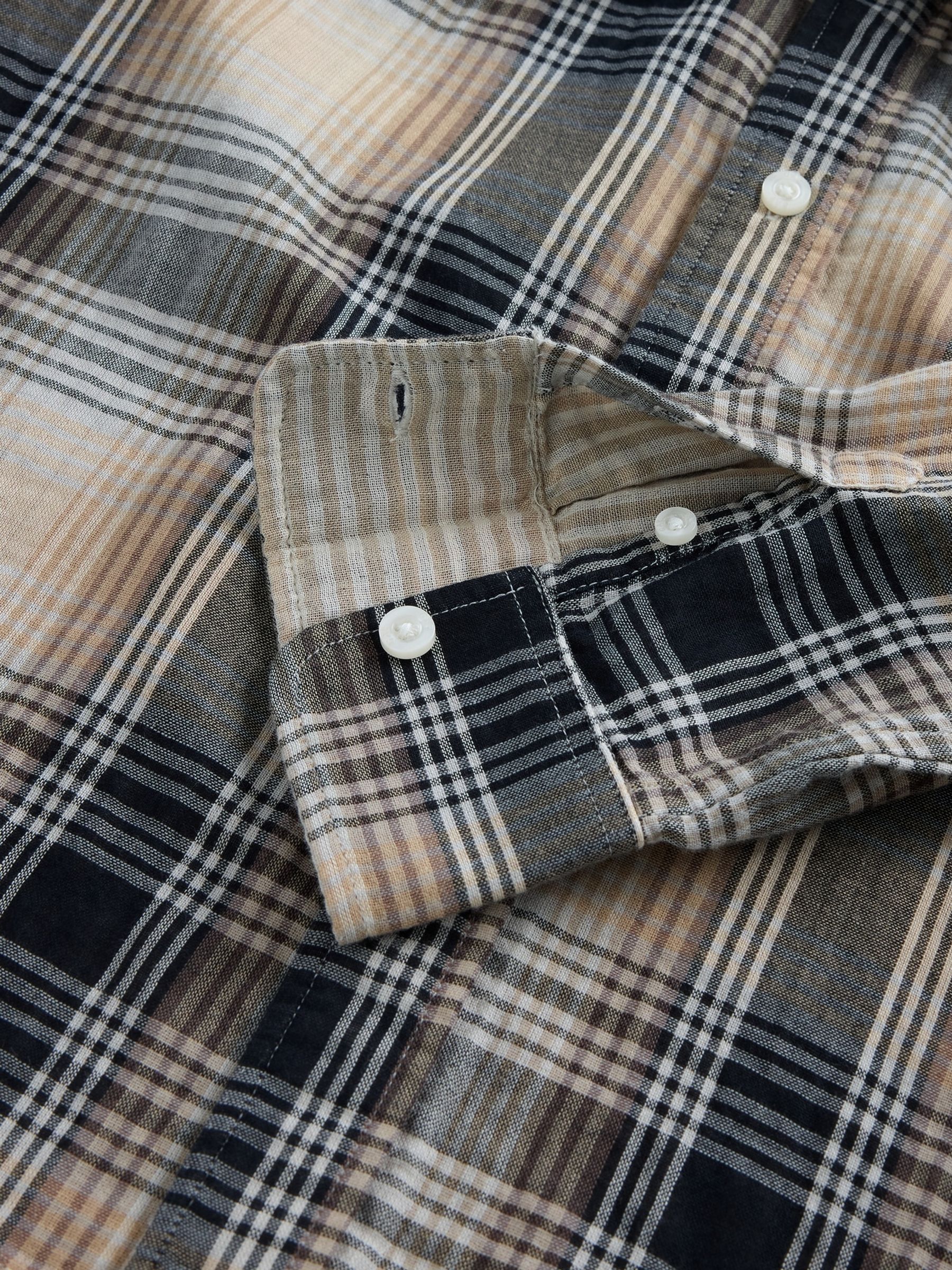 Buy Gap Beige Relaxed Check Shirt (4-13yrs) from Next Ireland