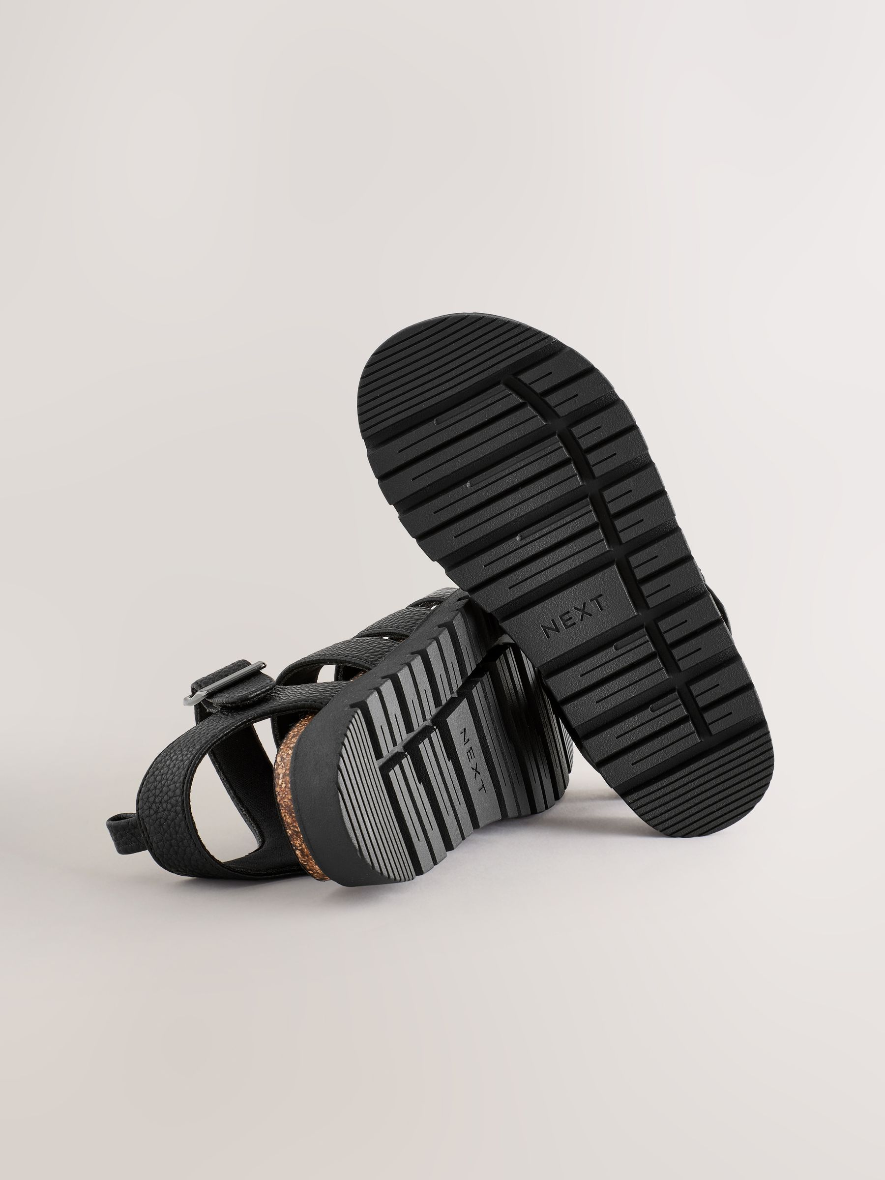 Buy Black Chunky Sandals from Next Australia