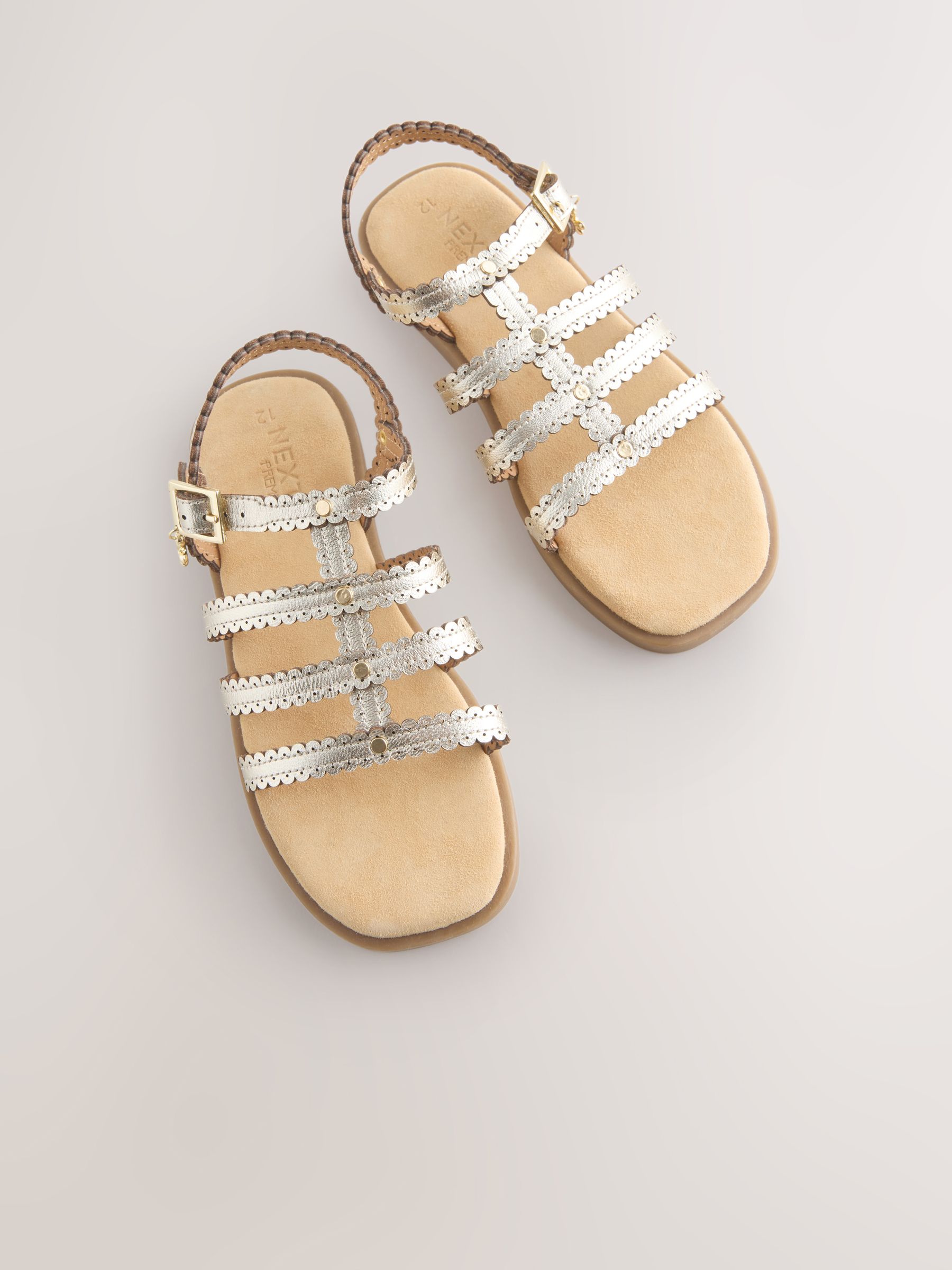 Buy Gold Gladiator Sandals from the Next UK online shop