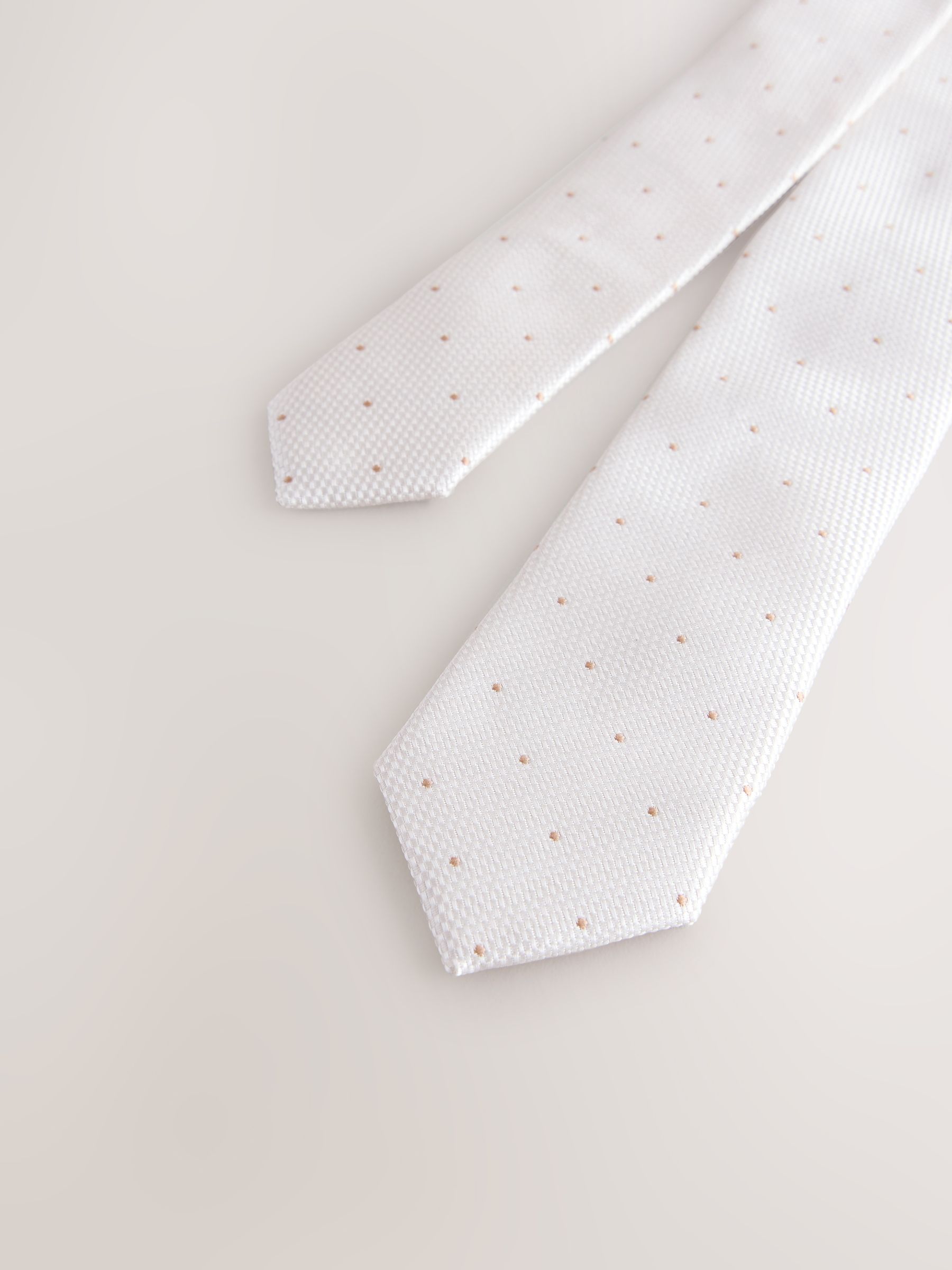 Buy Neutral Polka Dot Tie (3-16yrs) from Next New Zealand