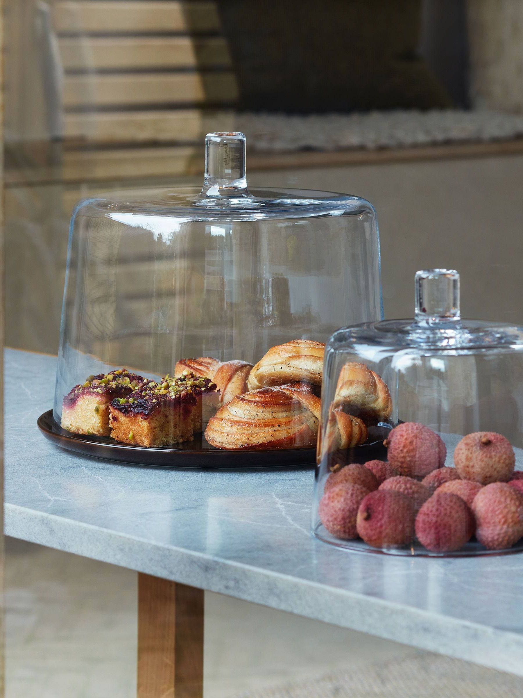 Buy LSA International Collective Cheese and Cake Glass Dome 24cm from ...