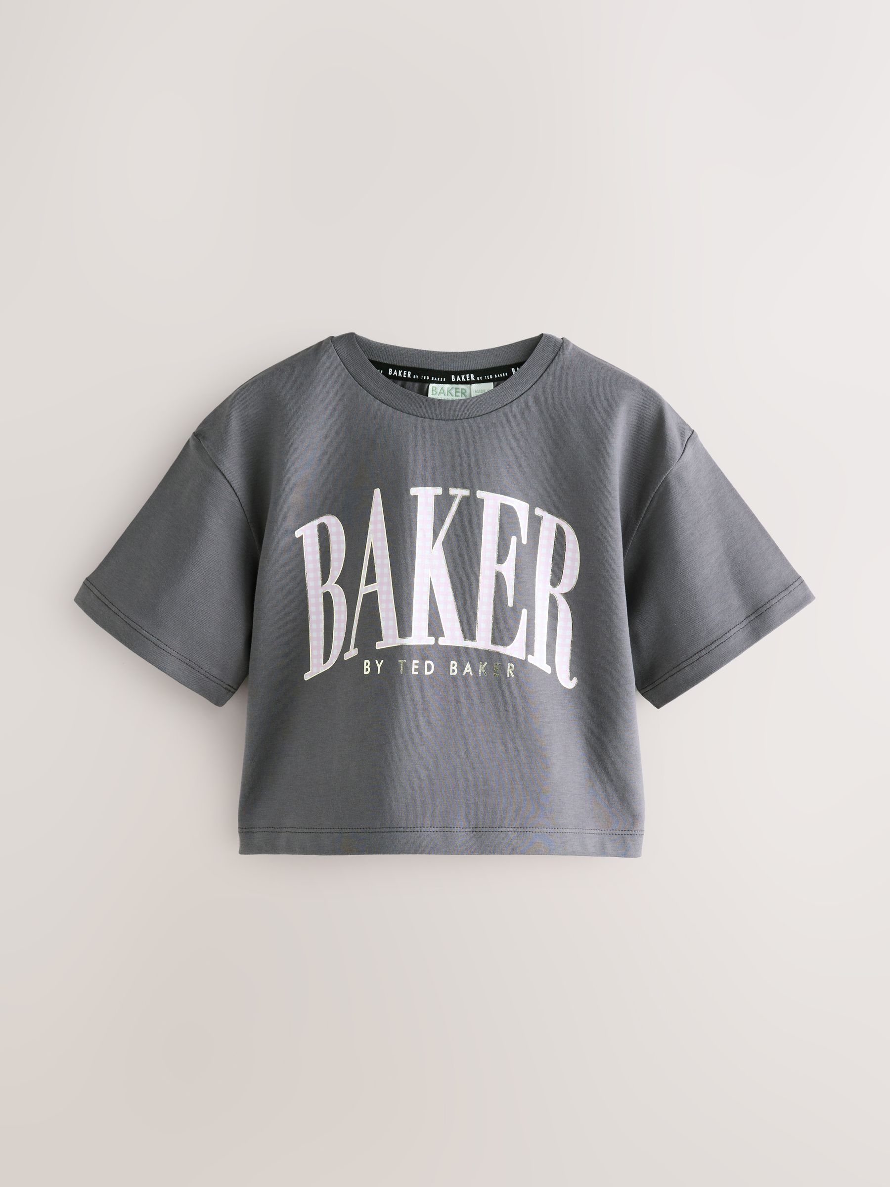 Buy Baker by Ted Baker 3 Pack Boxy Fit Frill Graphic Printed T-Shirts ...