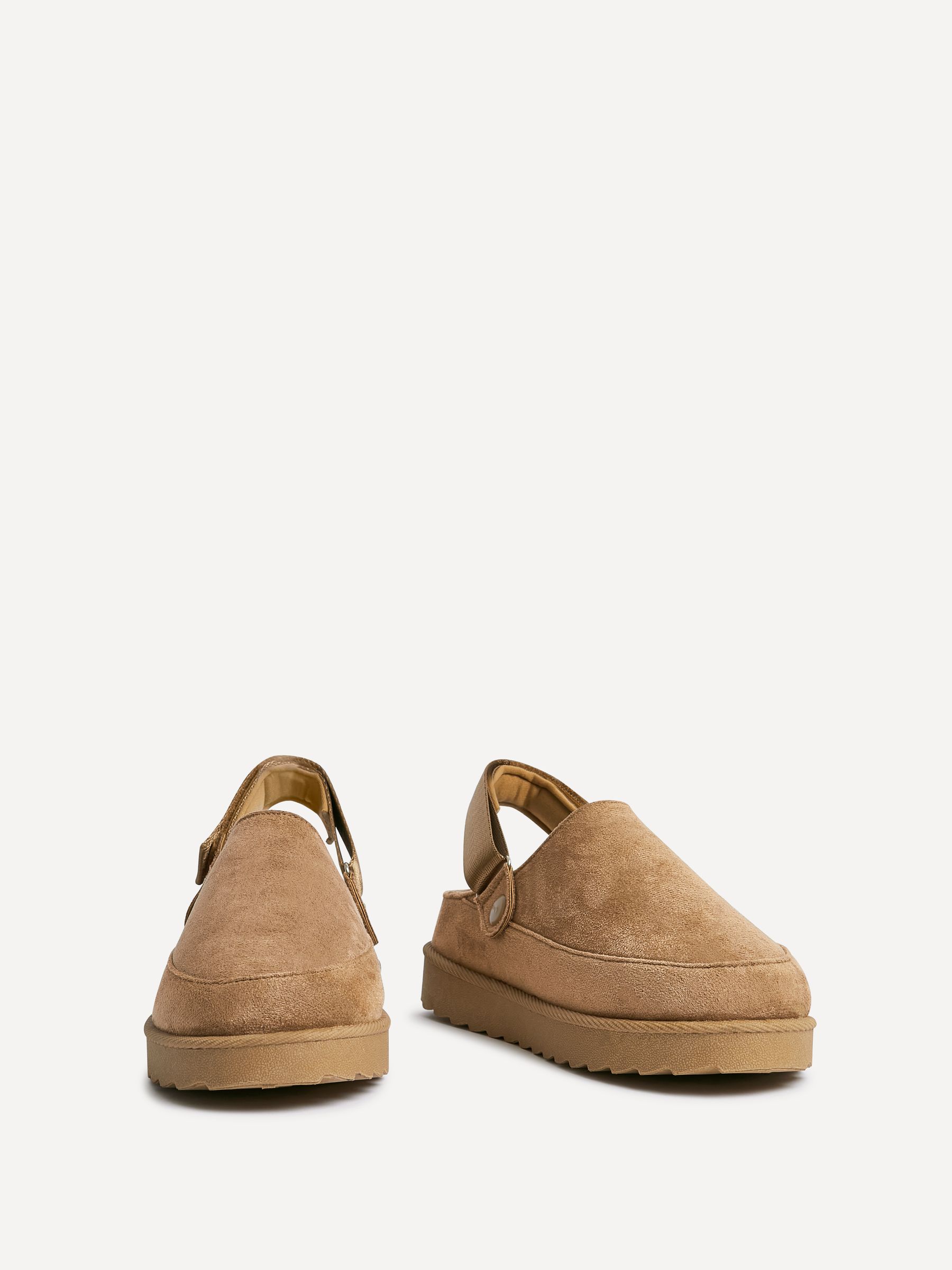 Buy Linzi Brown Teddy Slip-On Slingback Clogs from the Next UK online shop