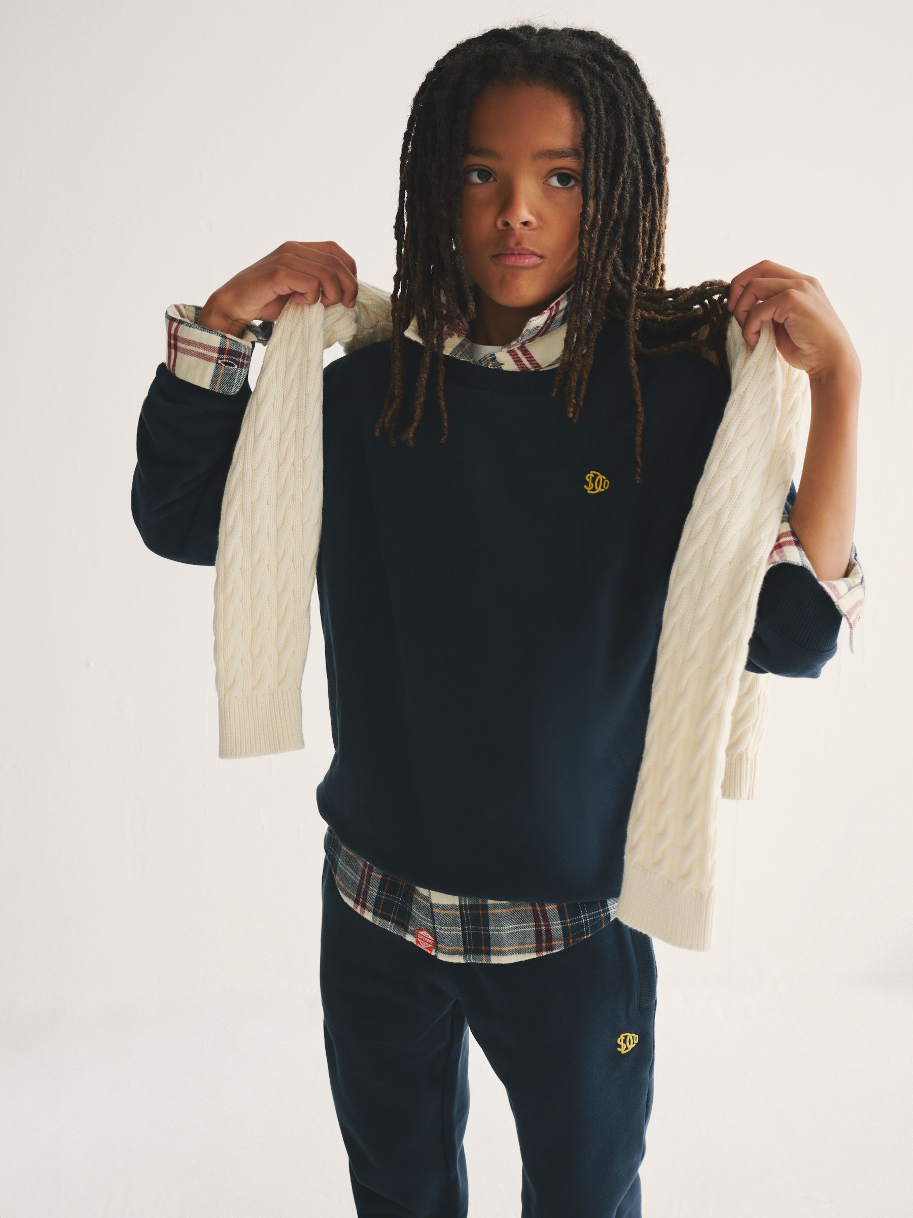 Buy Superdry Navy/Yellow Sweat Set from Next Ireland