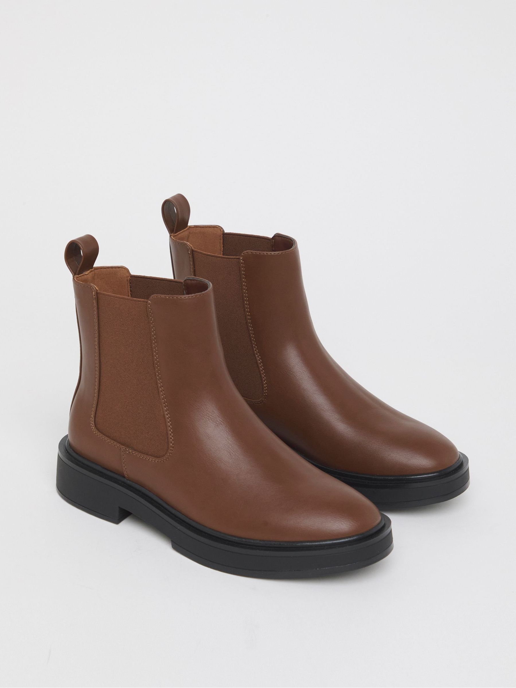Buy Simply Be Brown Wide Fit Classic Chelsea Boots from the Next UK ...