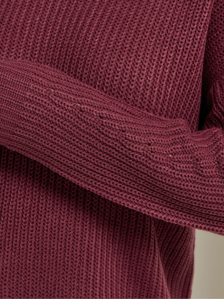 Buy Red - Yours Curve Drop Shoulder Jumper from Next Indonesia