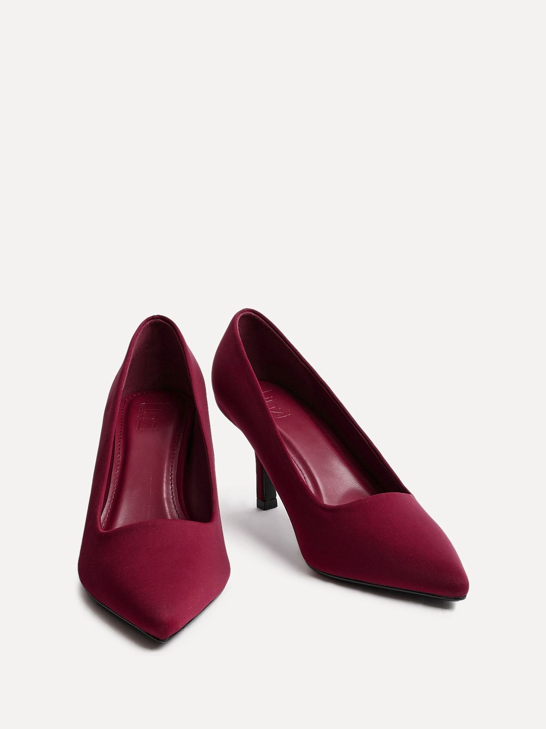 Buy Linzi Red Wide Fit Aim Closed Court Stiletto Heels from the Next UK ...