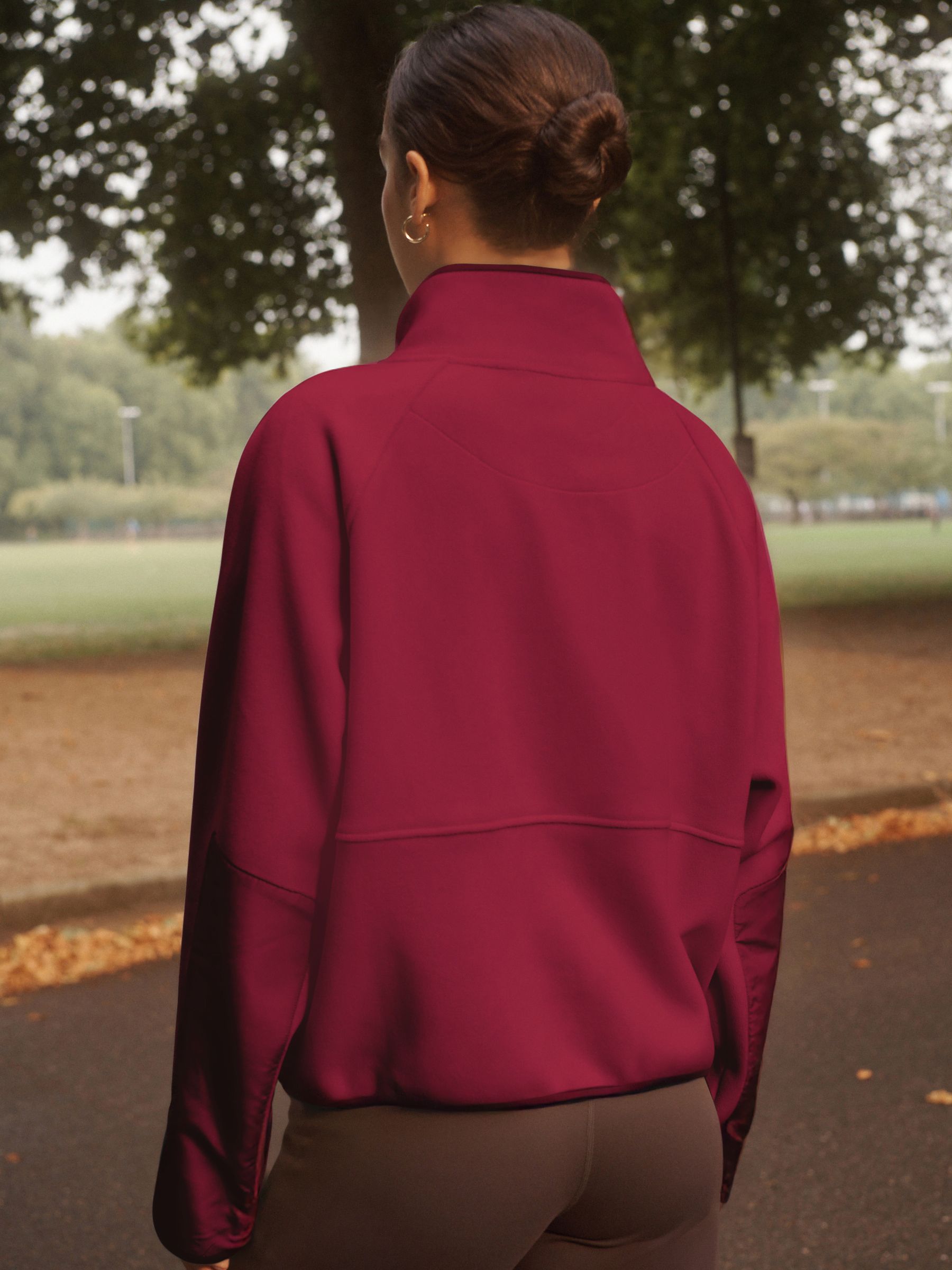Buy Cherry Red Zip Through Sports Fleece from the Next UK online shop