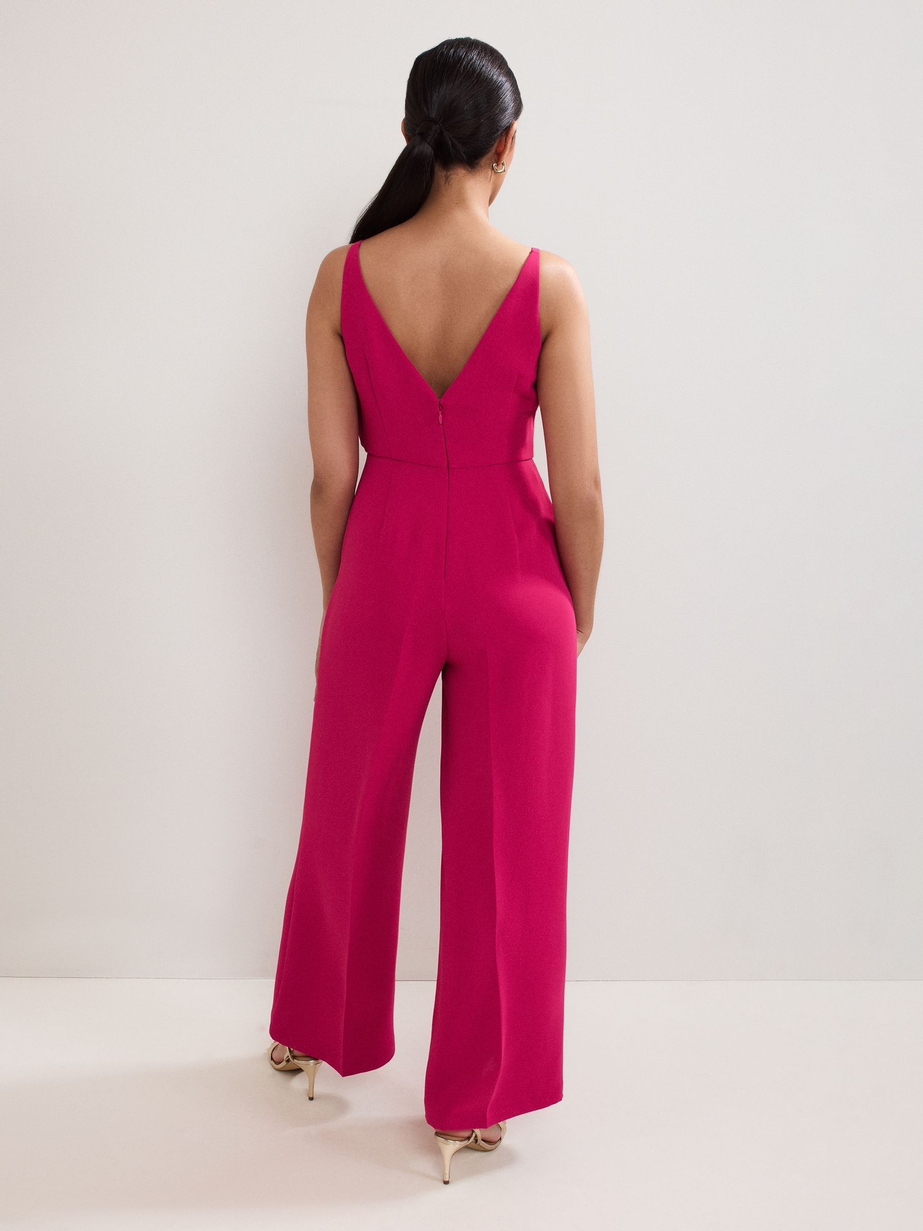 Buy Phase Eight Pink Petite Hetty Jumpsuit from the Next UK online shop