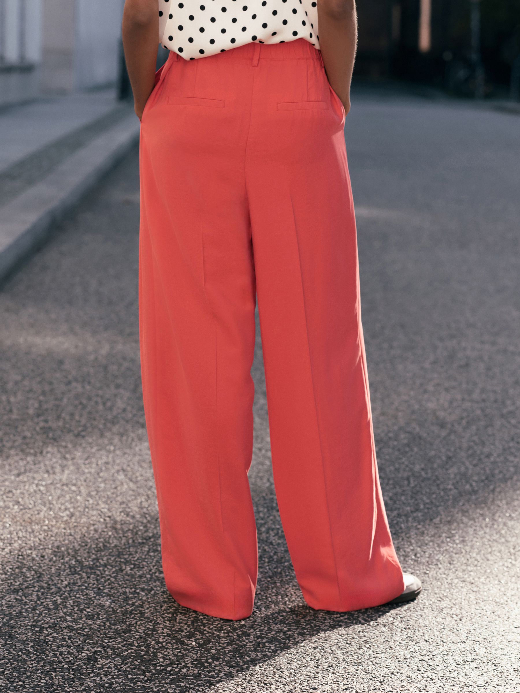 Buy Red Wide Leg Trousers from the Next UK online shop
