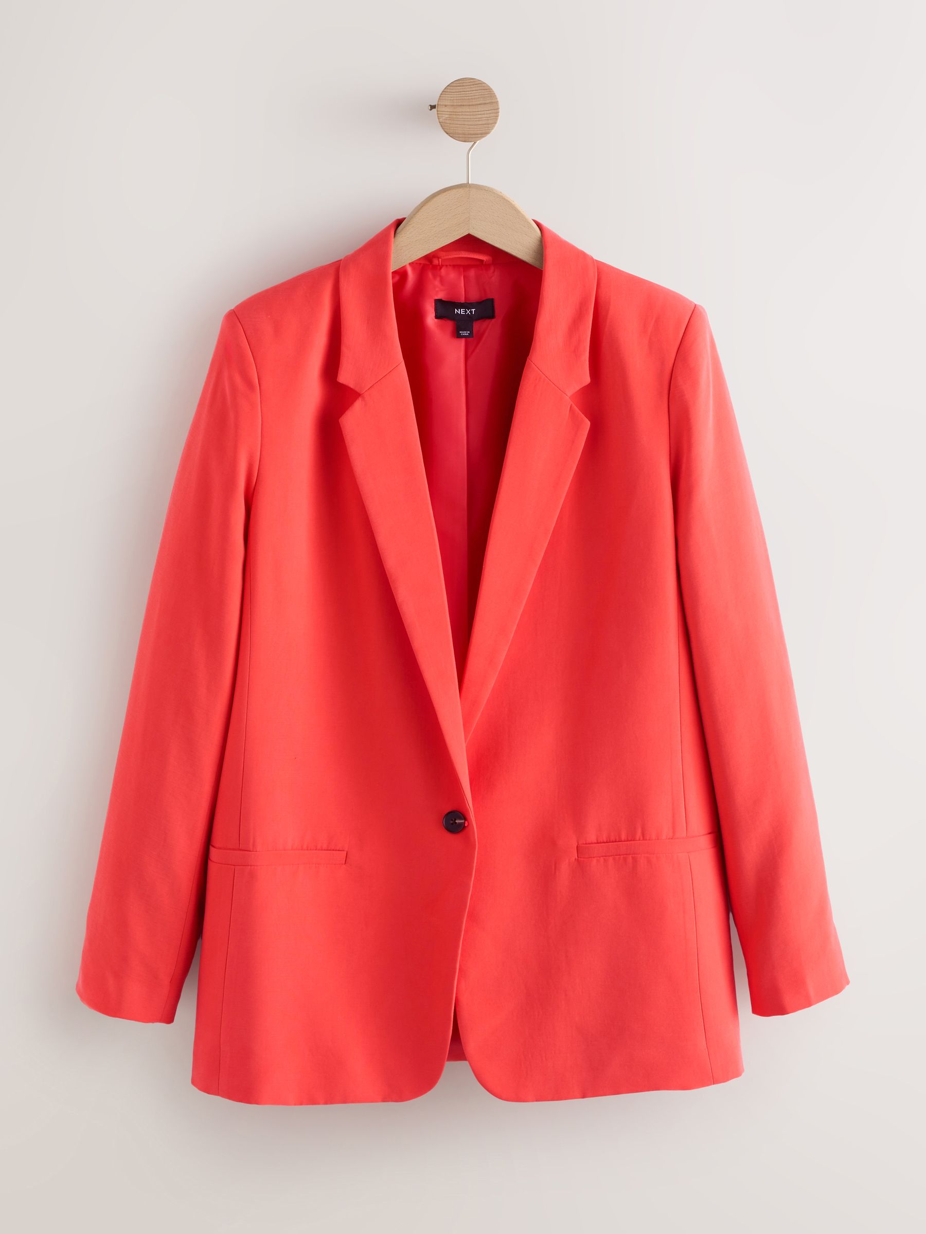 Buy Red Single Breasted Blazer from the Next UK online shop