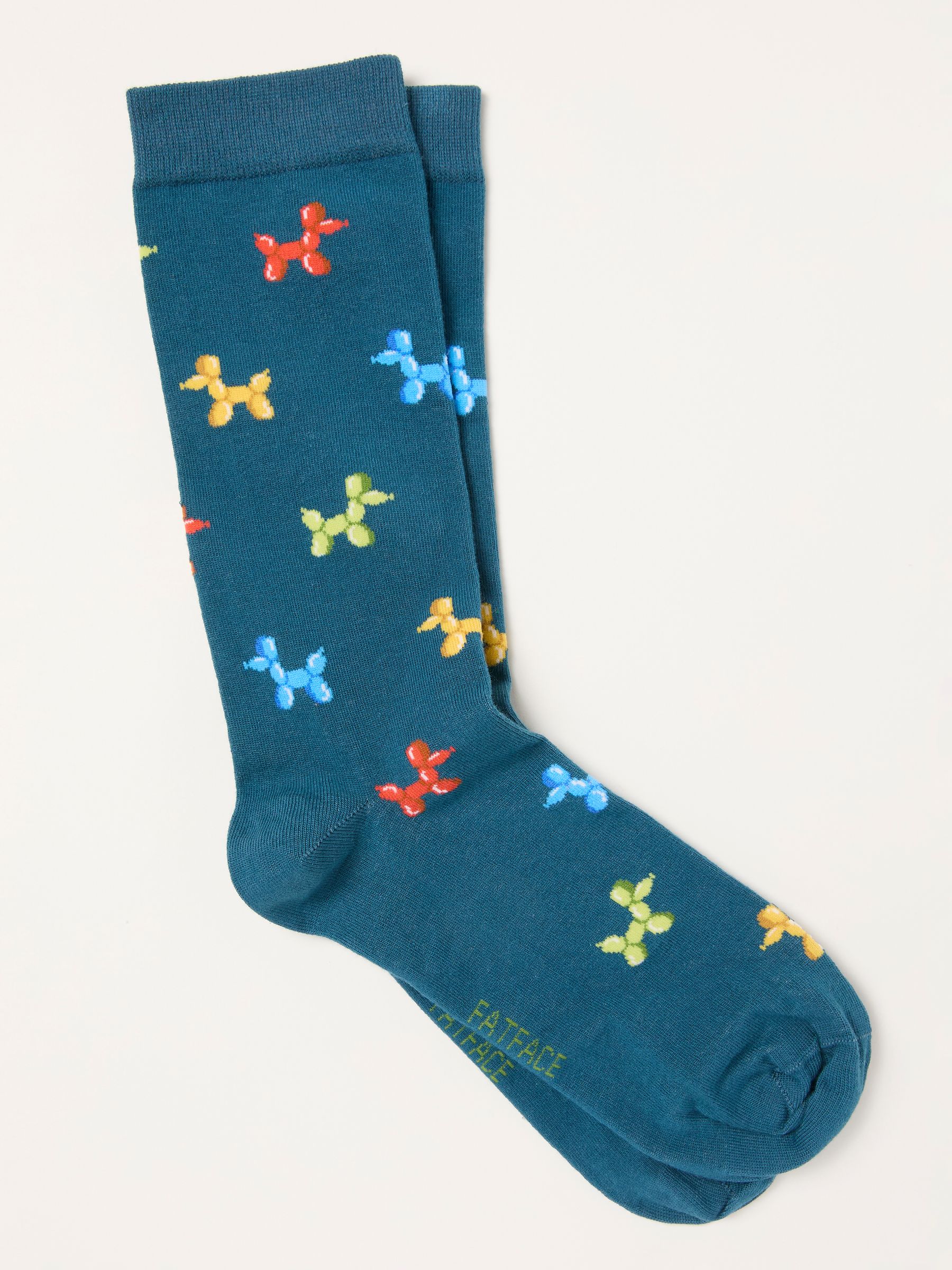 Buy FatFace Teal Blue Balloon Dog Socks from Next Ireland