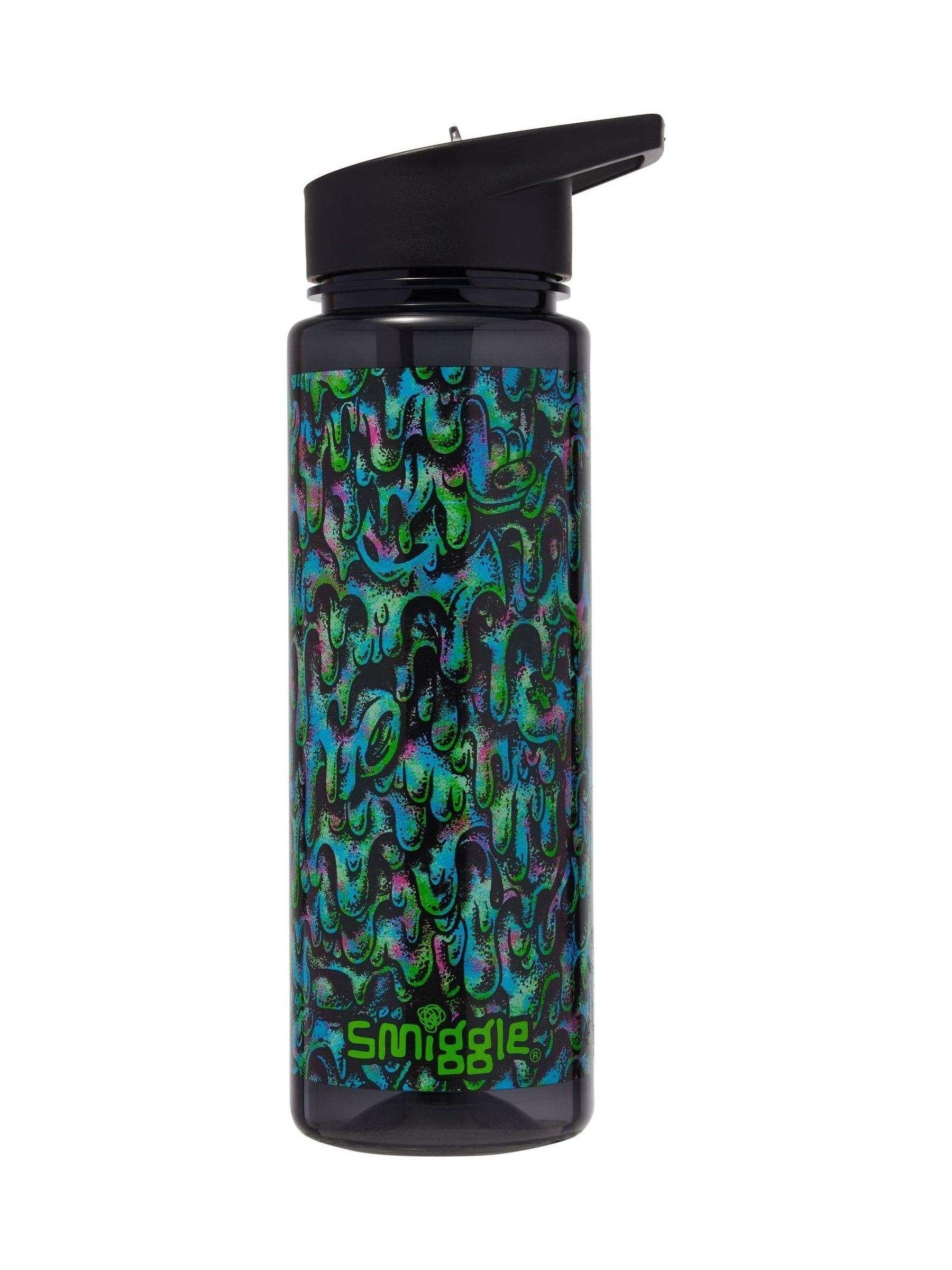 Buy Smiggle Black Surreal Spout Plastic Drink Bottle 650Ml from Next India