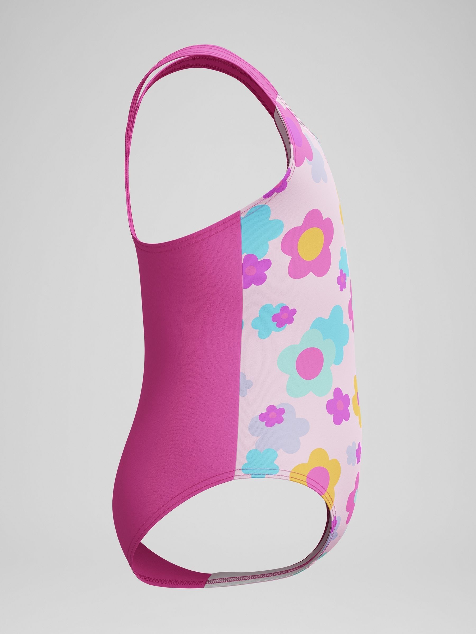 Buy Speedo Pink Print Racerback Swimsuit from Next Italy