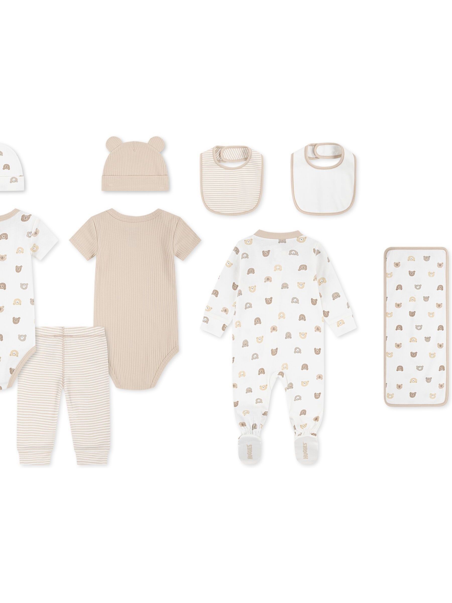 Buy Huggies Brown Baby Bear Theme Essentials Gift Set 10 Piece from ...