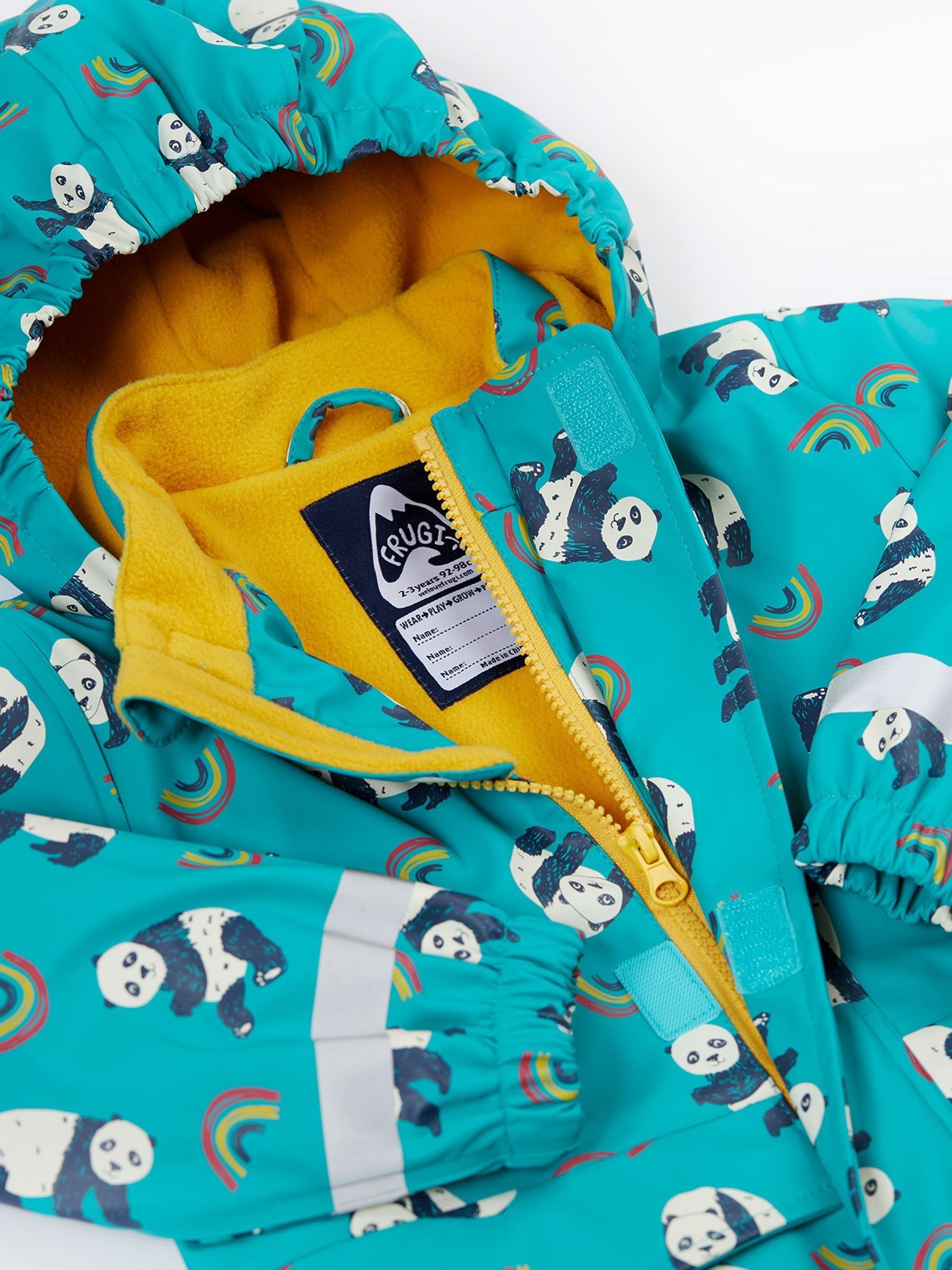 Buy Frugi Light Blue Printed Puddle Buster Coat from the Next UK online ...