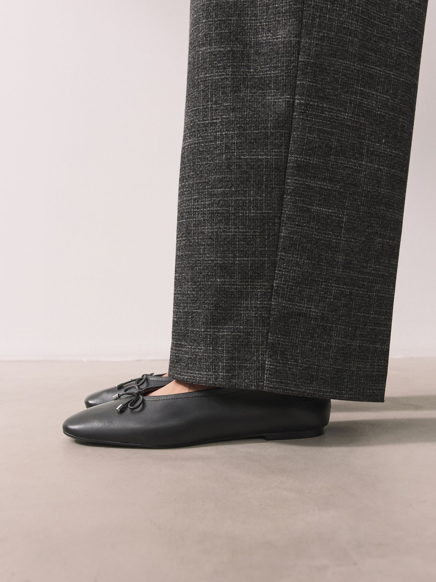 Buy Black Forever Comfort® Suede High Cut Ballet Flats from the Next UK ...