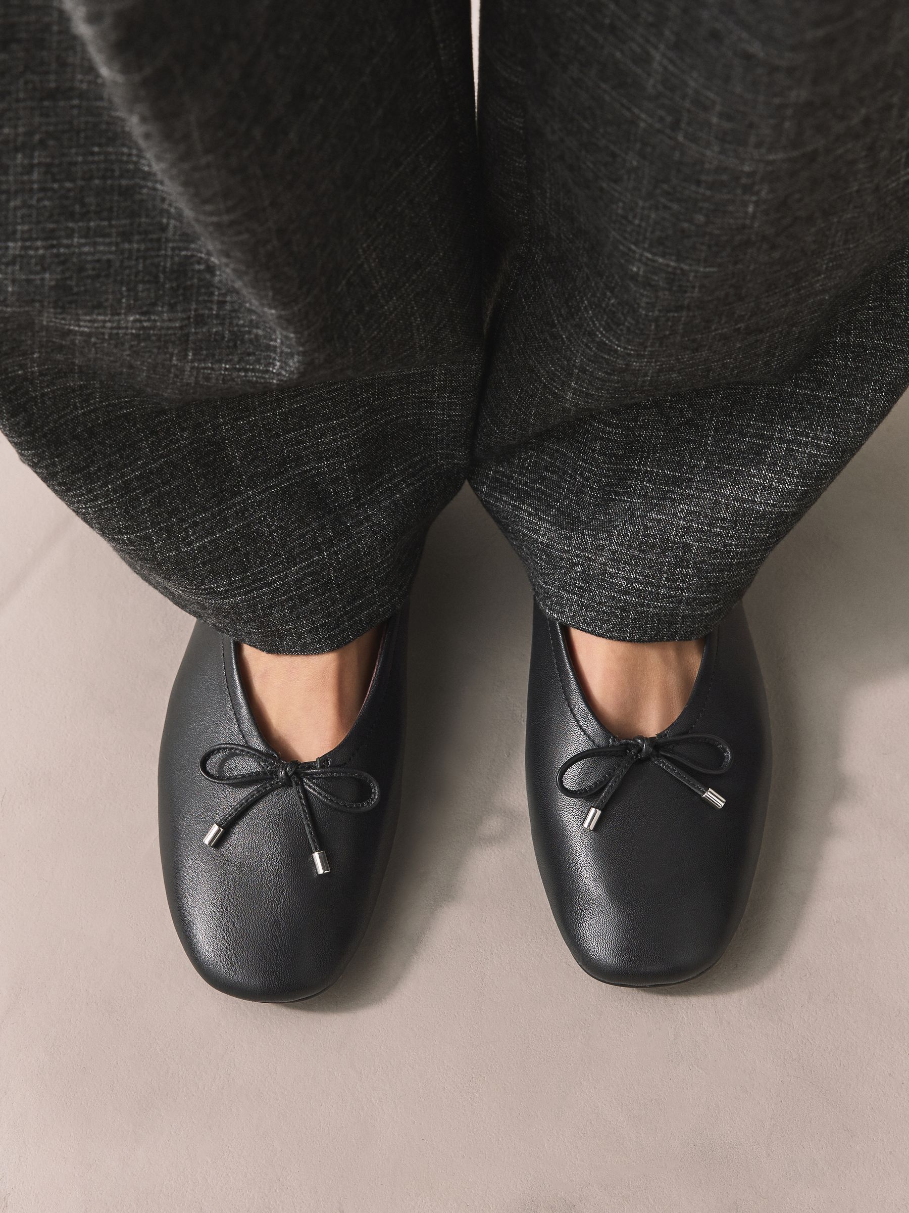 Buy Black Forever Comfort® Suede High Cut Ballet Flats from Next Israel