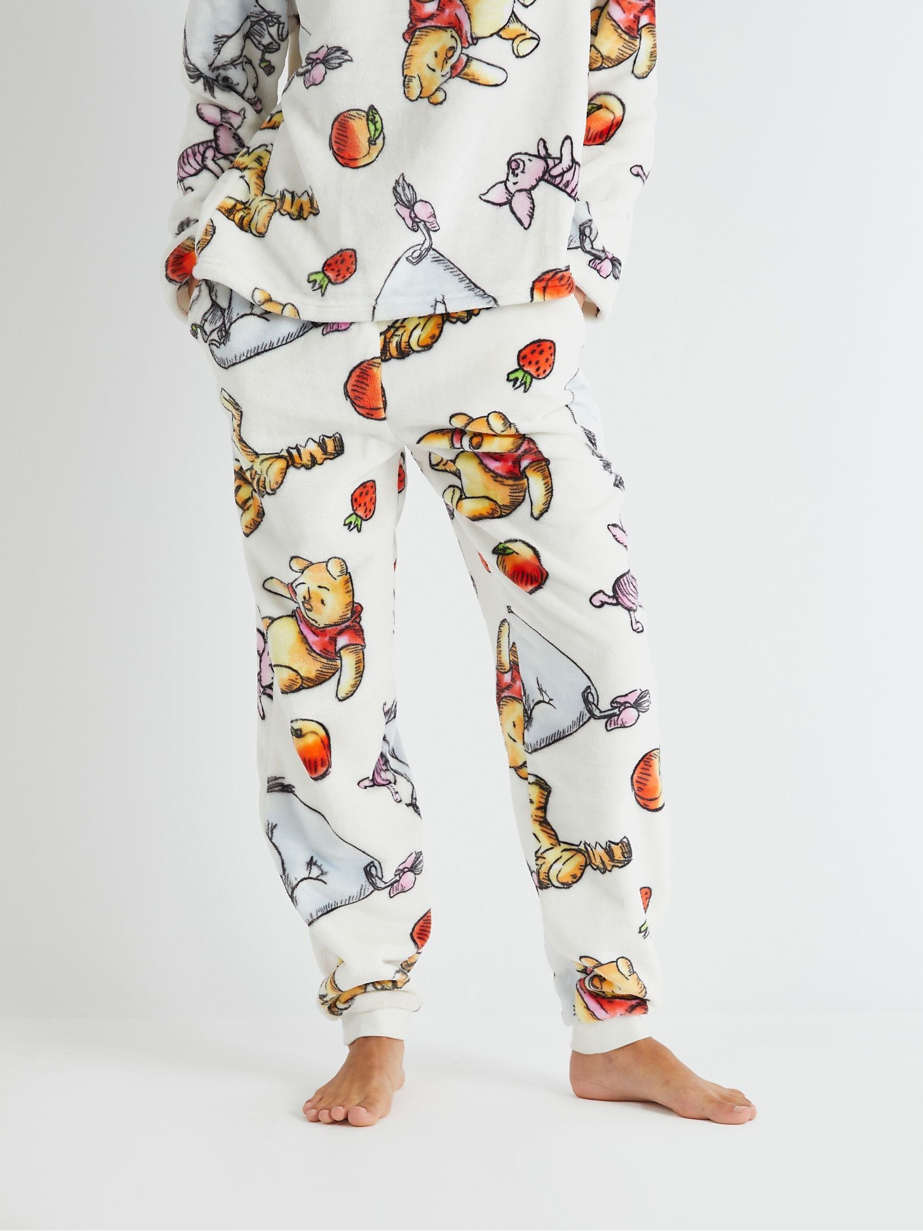 Buy Skinnydip Pink Disney Winnie The Pooh Fleece Pyjamas Set from Next ...