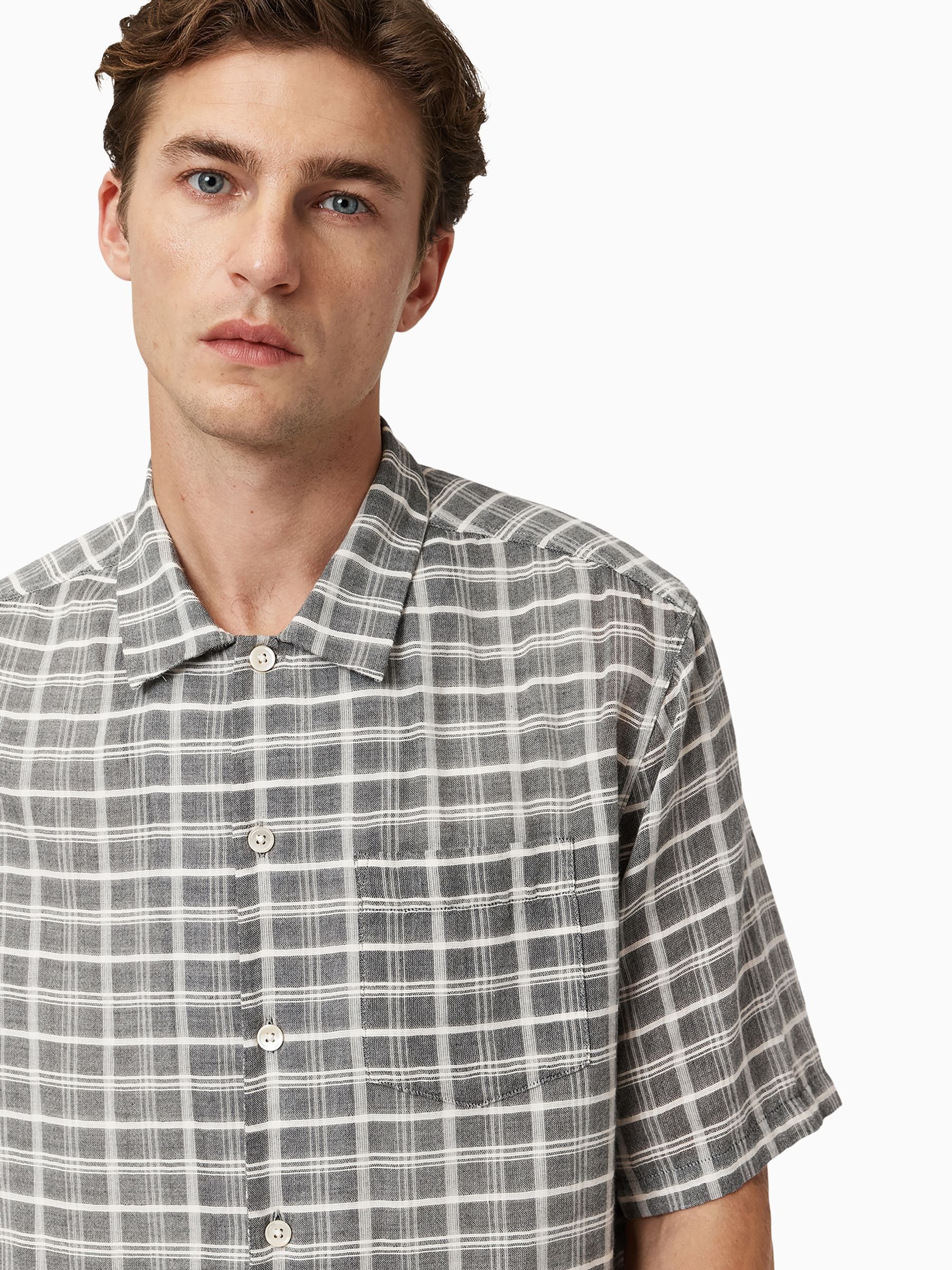 Buy AllSaints Grey Sandy Short Sleeve Shirt from the Next UK online shop