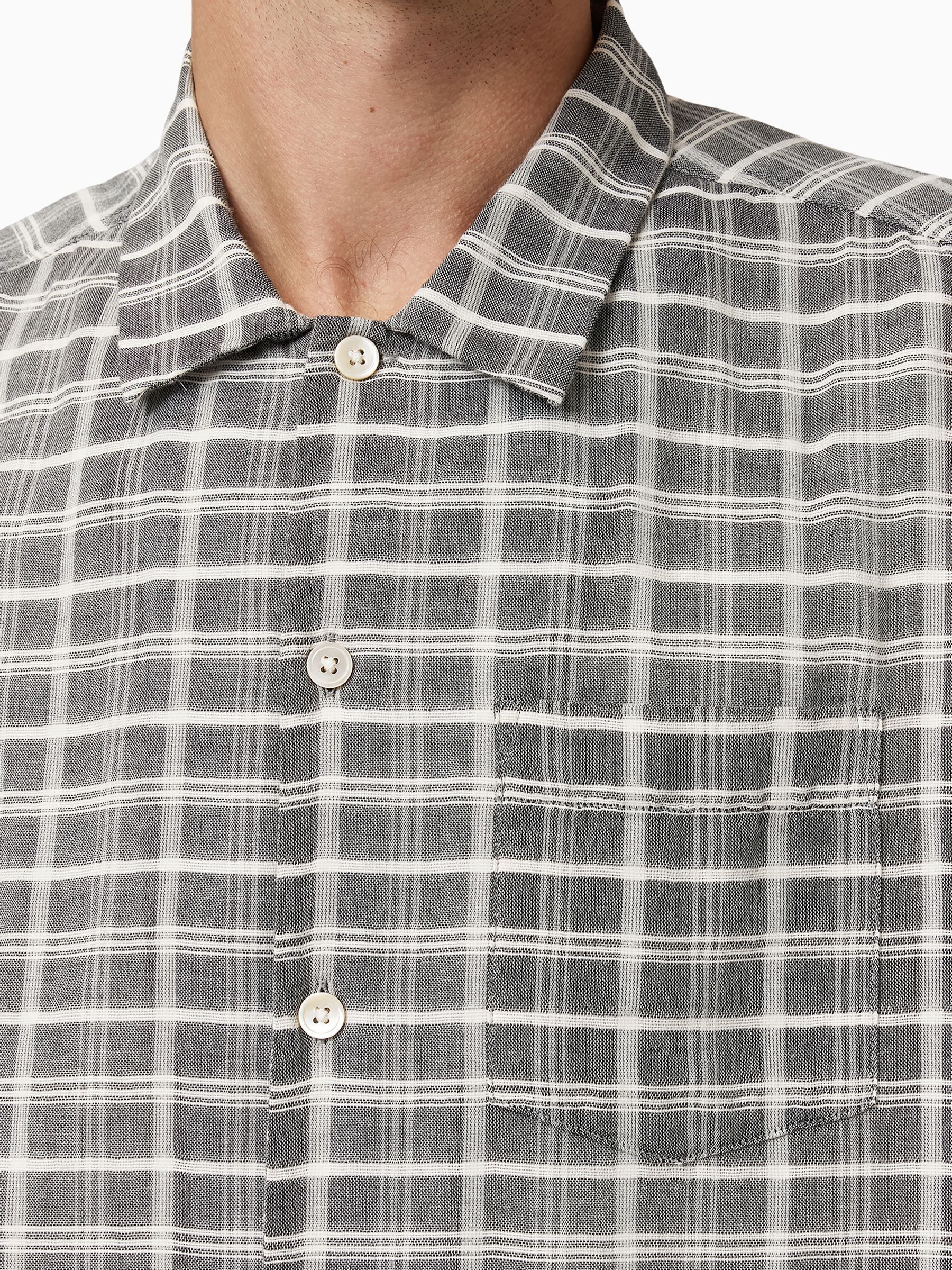Buy AllSaints Grey Sandy Short Sleeve Shirt from the Next UK online shop