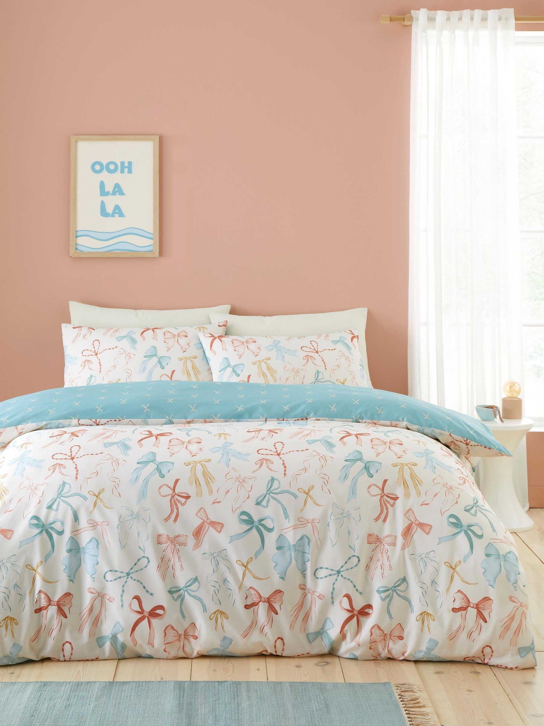 Buy Fusion Multi Evelyn Reversible Duvet Cover Set from the Next UK ...