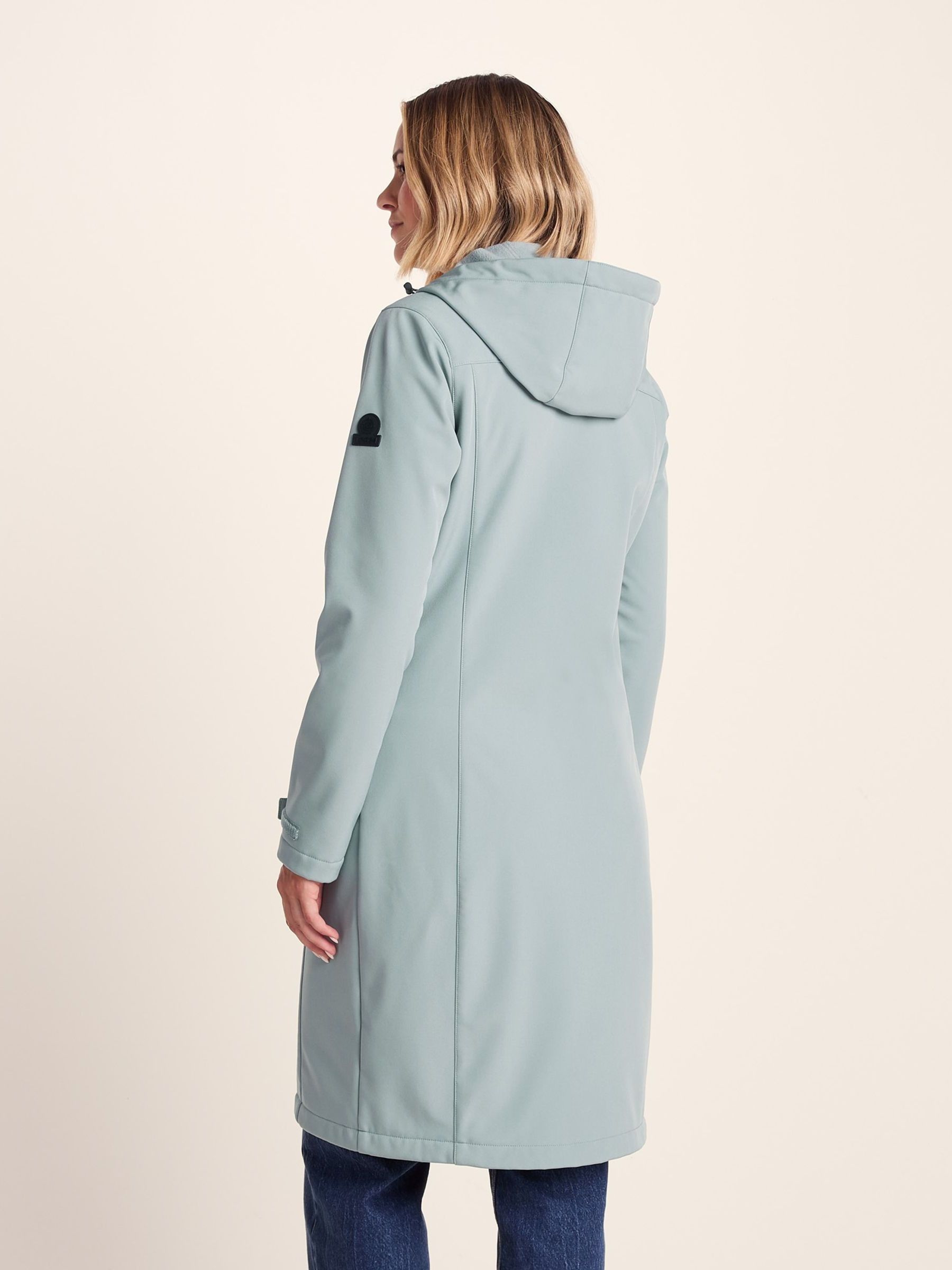 Buy Tog 24 Light Grey Marina Long Water Resistant Softshell Jacket from ...