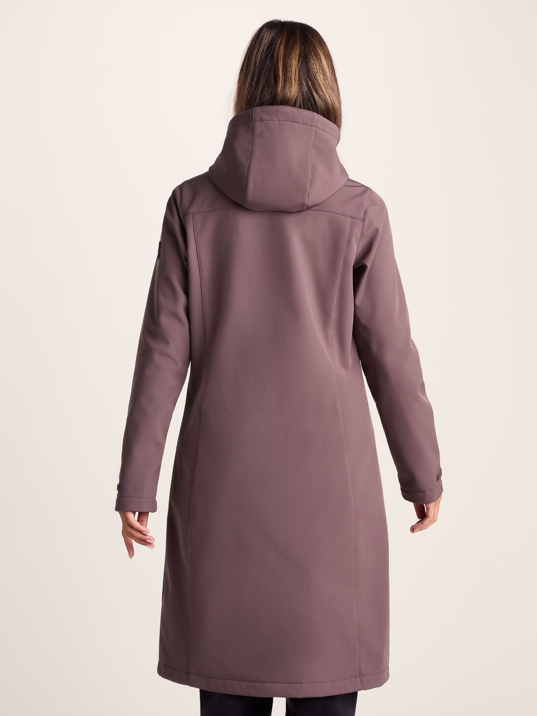Buy Tog 24 Purple Marina Extra Long Softshell Coat from Next Latvia