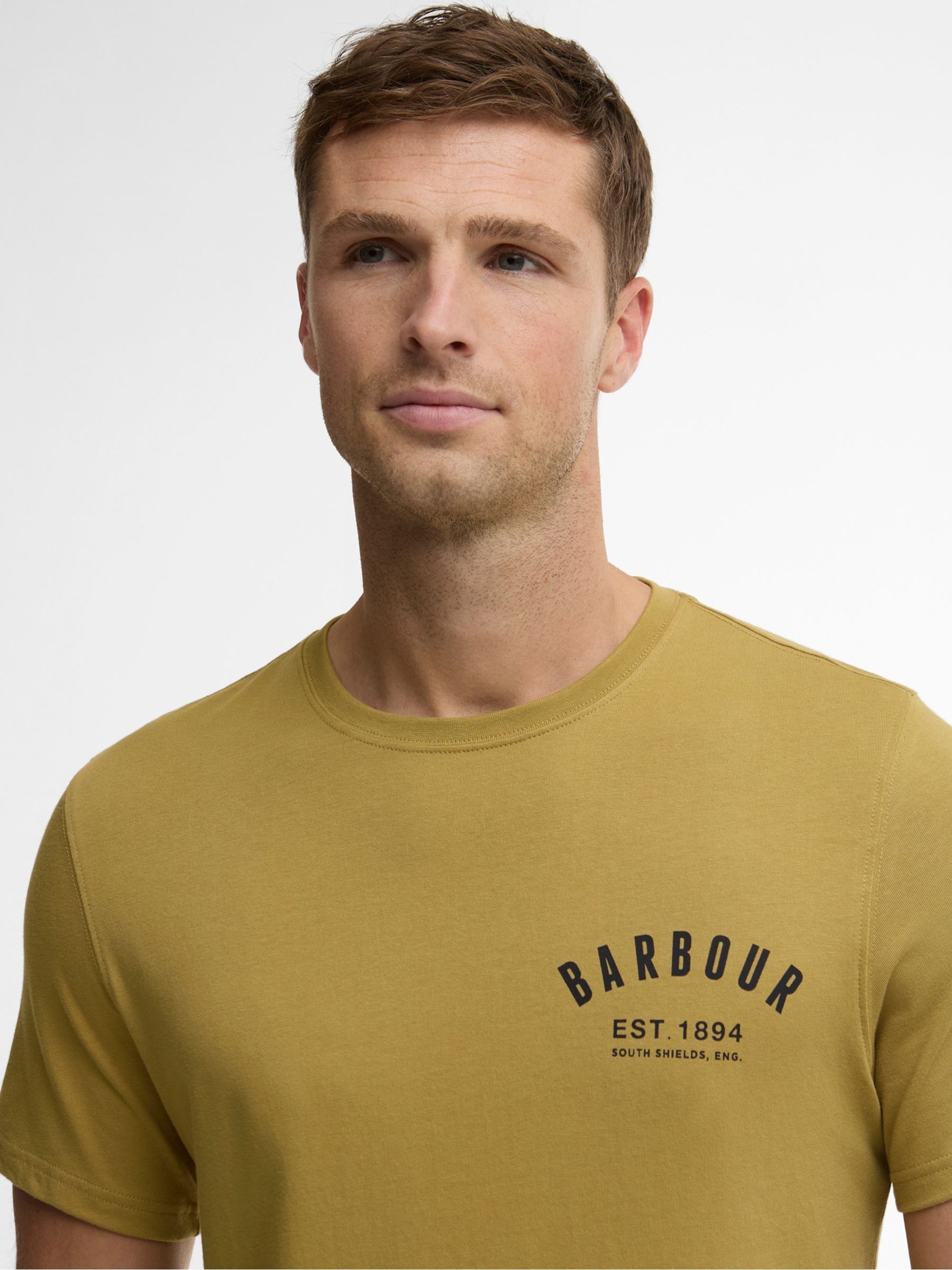 Buy Barbour® Musturd Yellow Preppy T-Shirt from the Next UK online shop