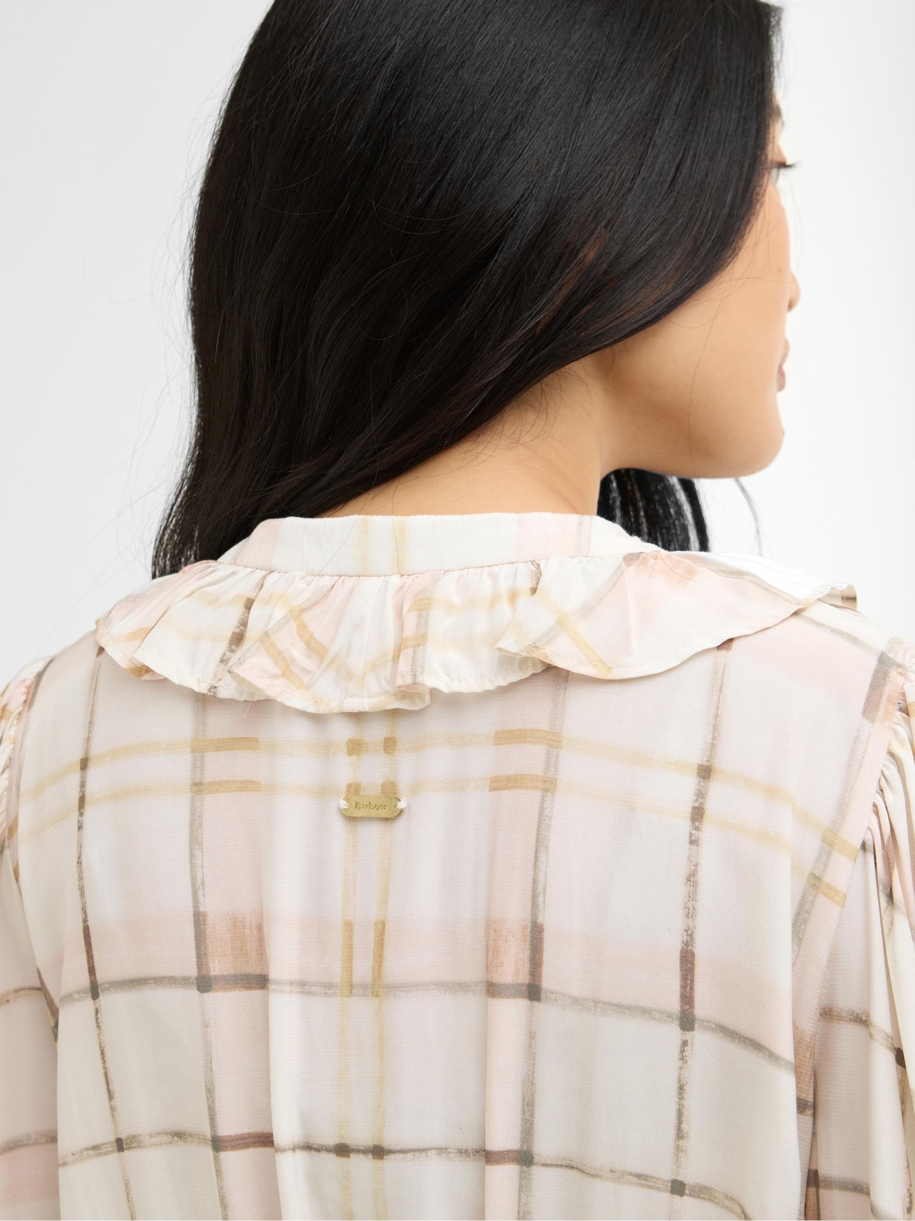 Buy Barbour® Cream Asker Midi Dress from the Next UK online shop