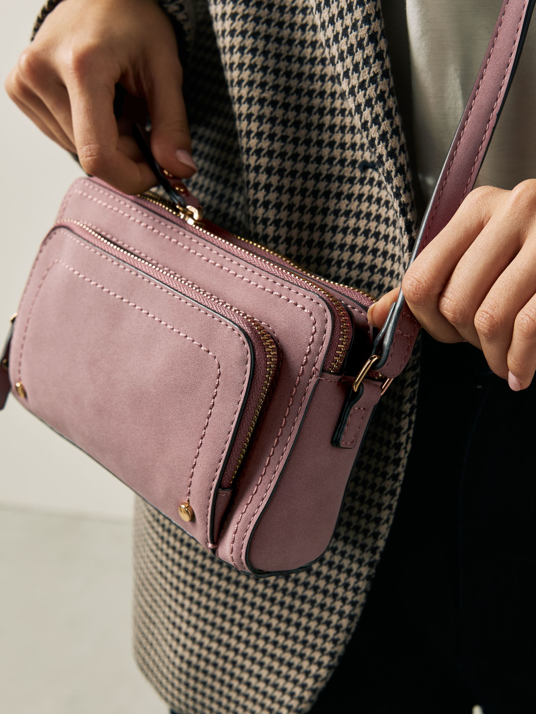 Fascinating Double Zip Crossbody Bag Pictures