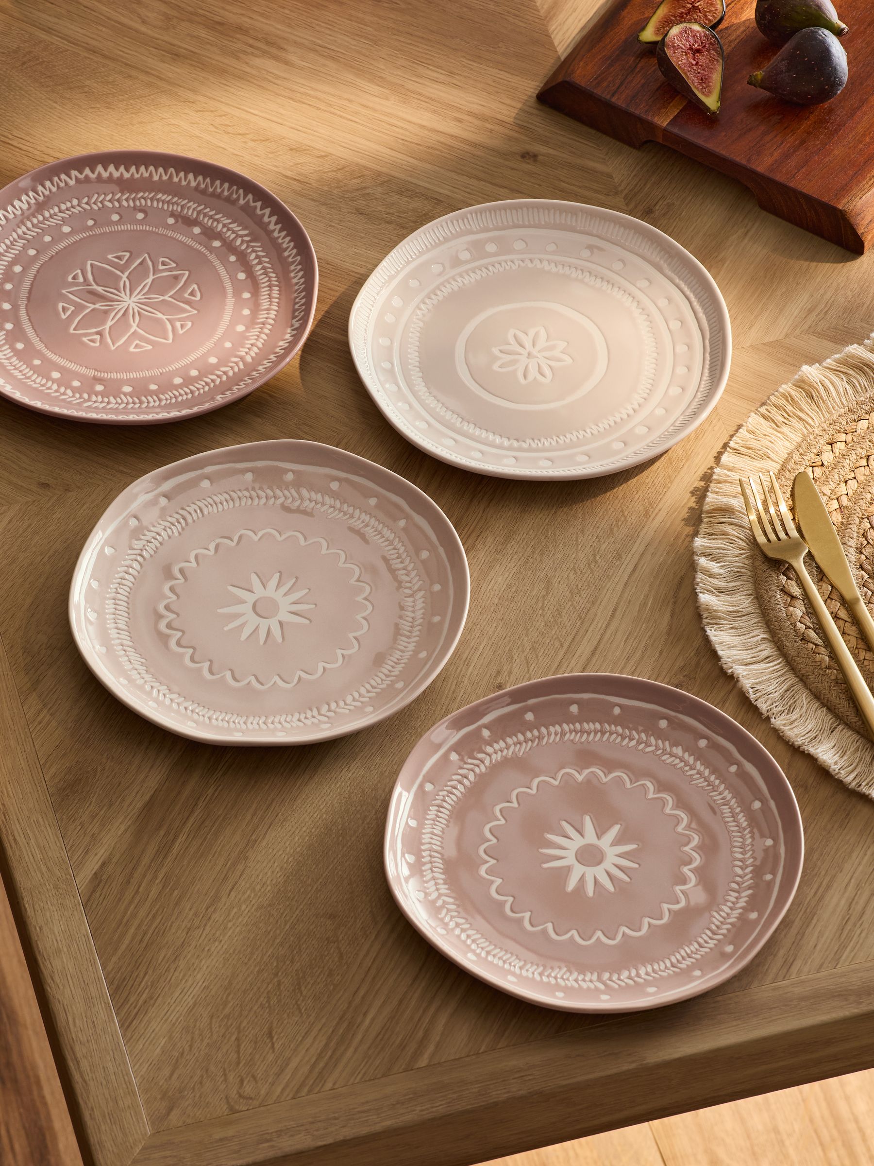 Buy Set of 4 Natural Global Side Plates from the Next UK online shop