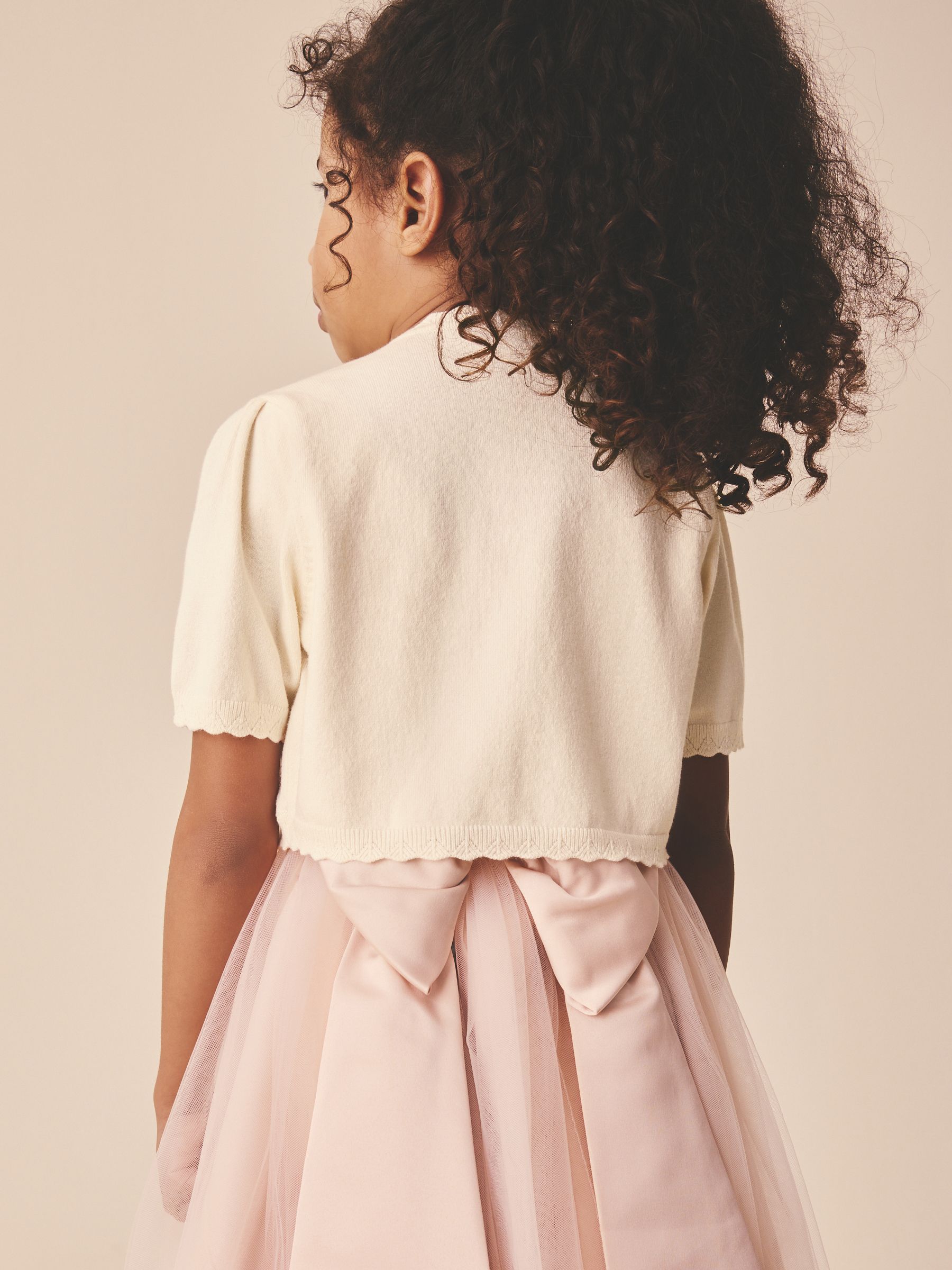 Buy Ecru Knitted Bridesmaid Shrug (3mths-16yrs) from the Next UK online ...