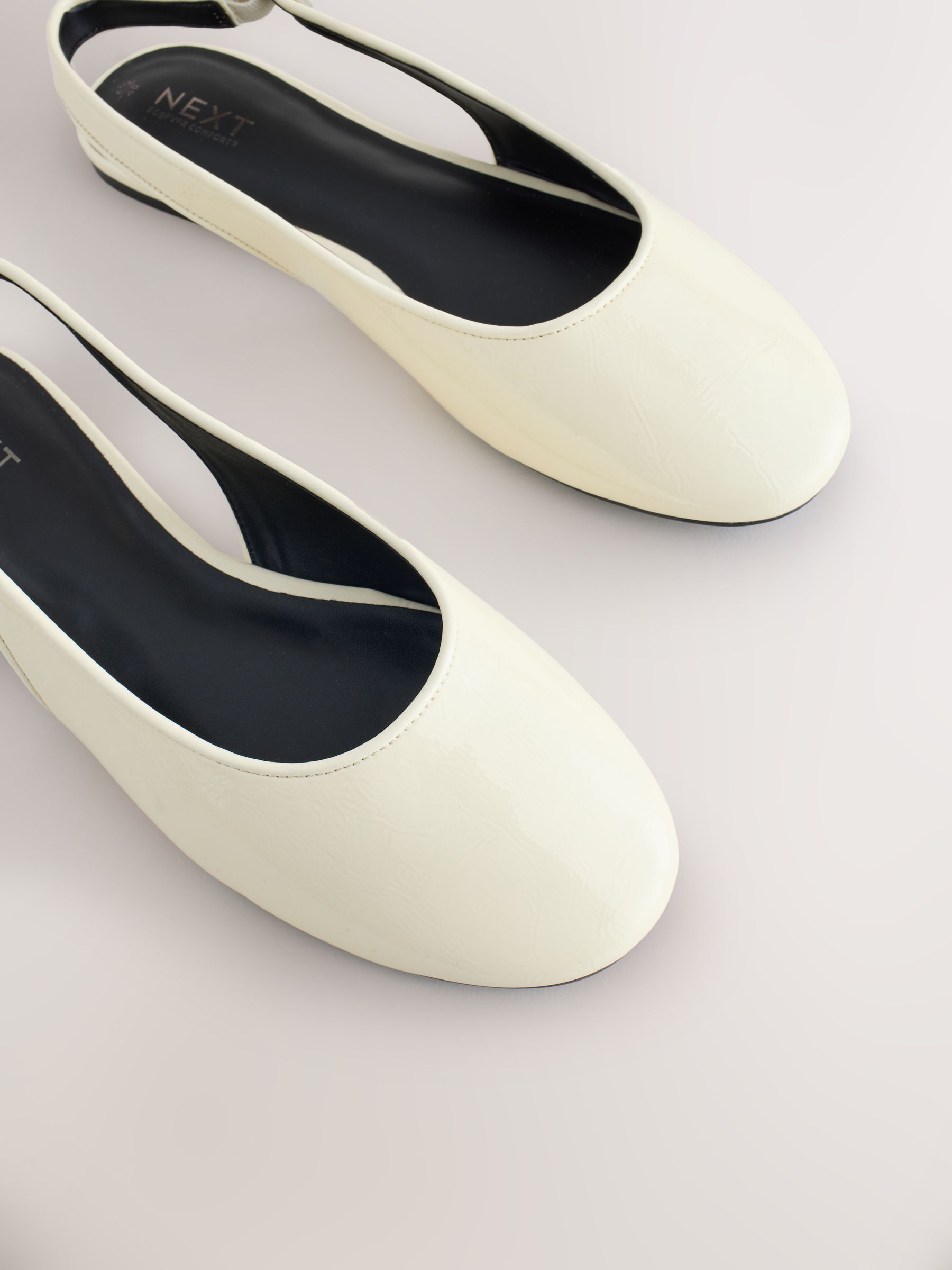 Buy Bone Forever Comfort® Round Toe Slingback Flats from Next Israel