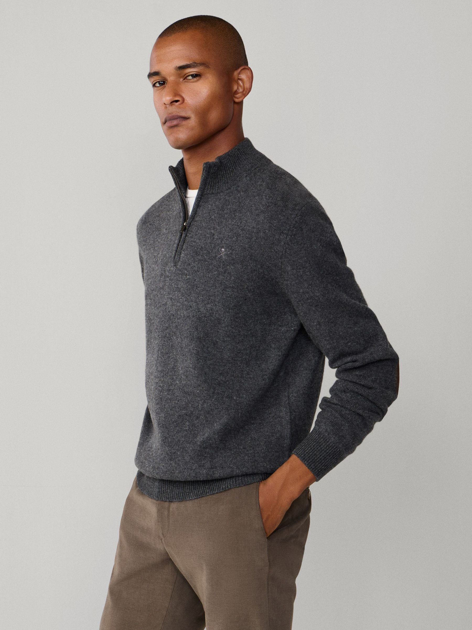 Buy Hackett Lambswool Quarter Zip Jumper from the Next UK online shop