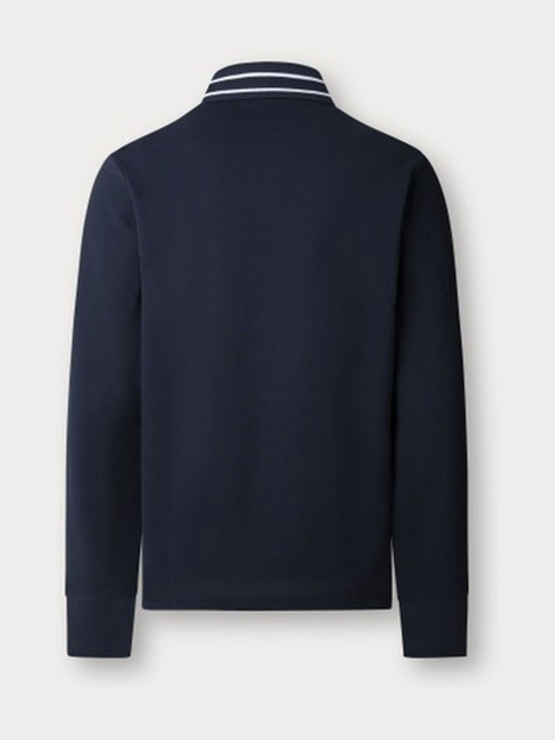 Buy Hackett Jacquard Tipped Collar Polo Shirt from Next France