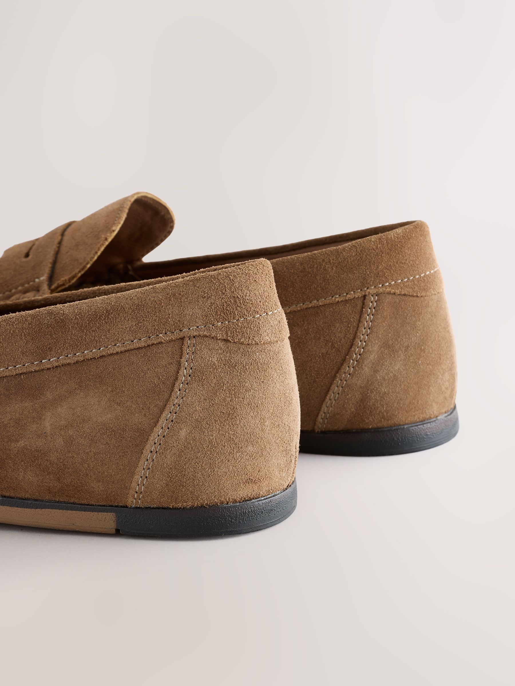 Buy Neutral Suede Slim Loafers from Next South Africa