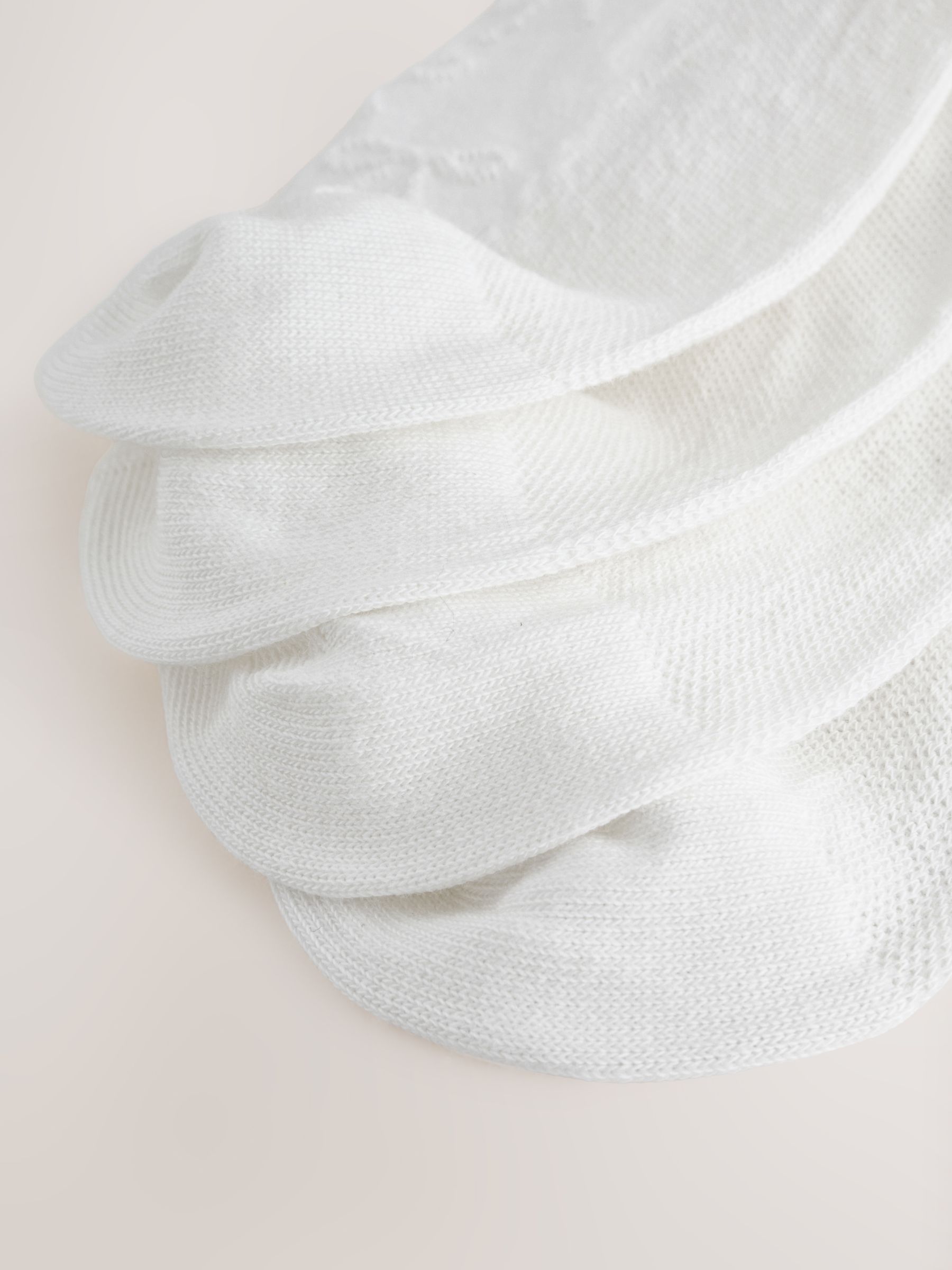 Buy White Bow Texture Trainer Socks 4 Pack from Next New Zealand
