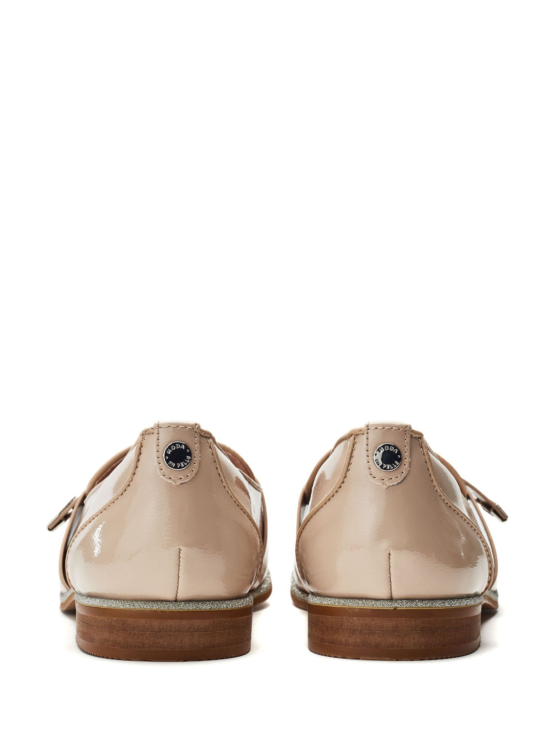 Buy Moda in Pelle Natural Fedell Glitz Rand Smart Comfort Loafers from ...