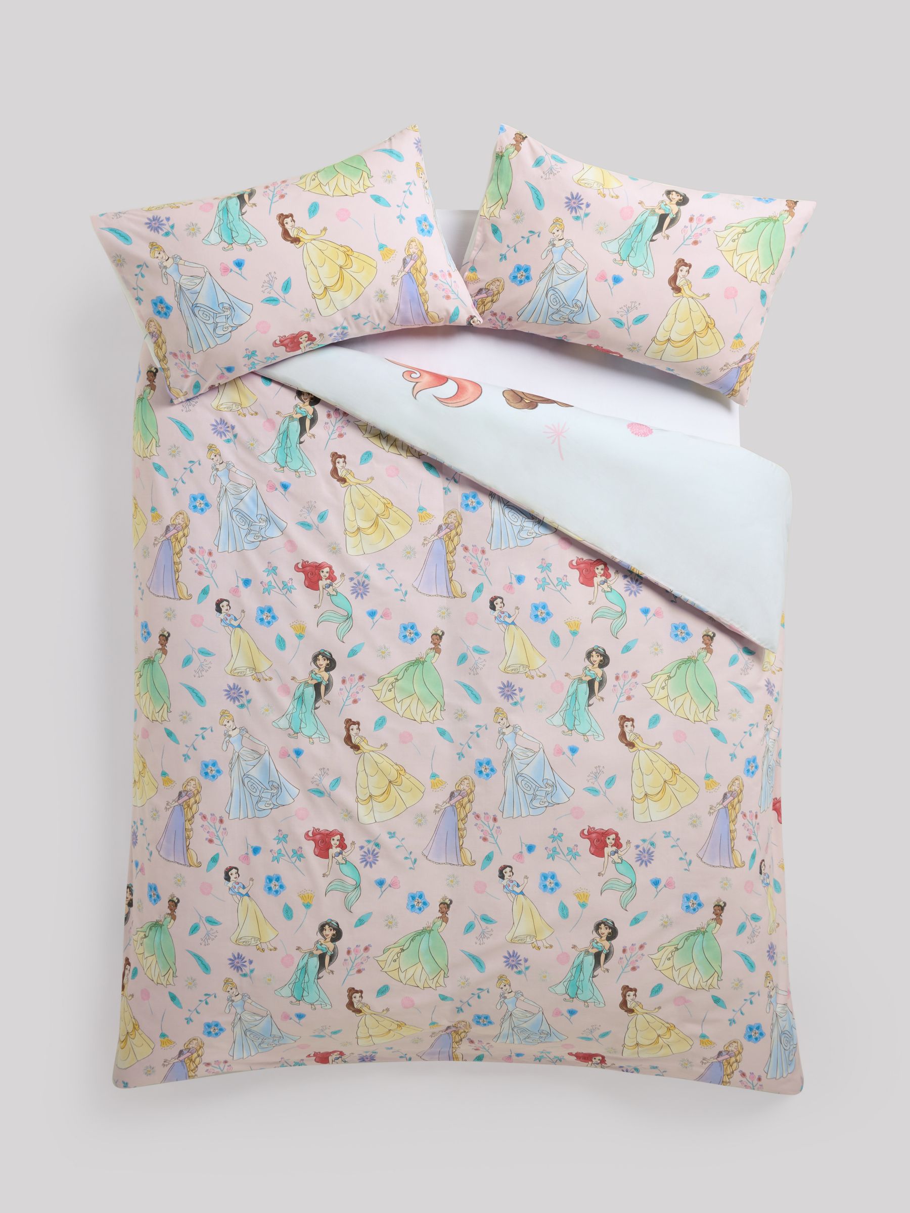 Buy Pink Disney Princess Duvet Cover and Pillowcase Set from the Next ...