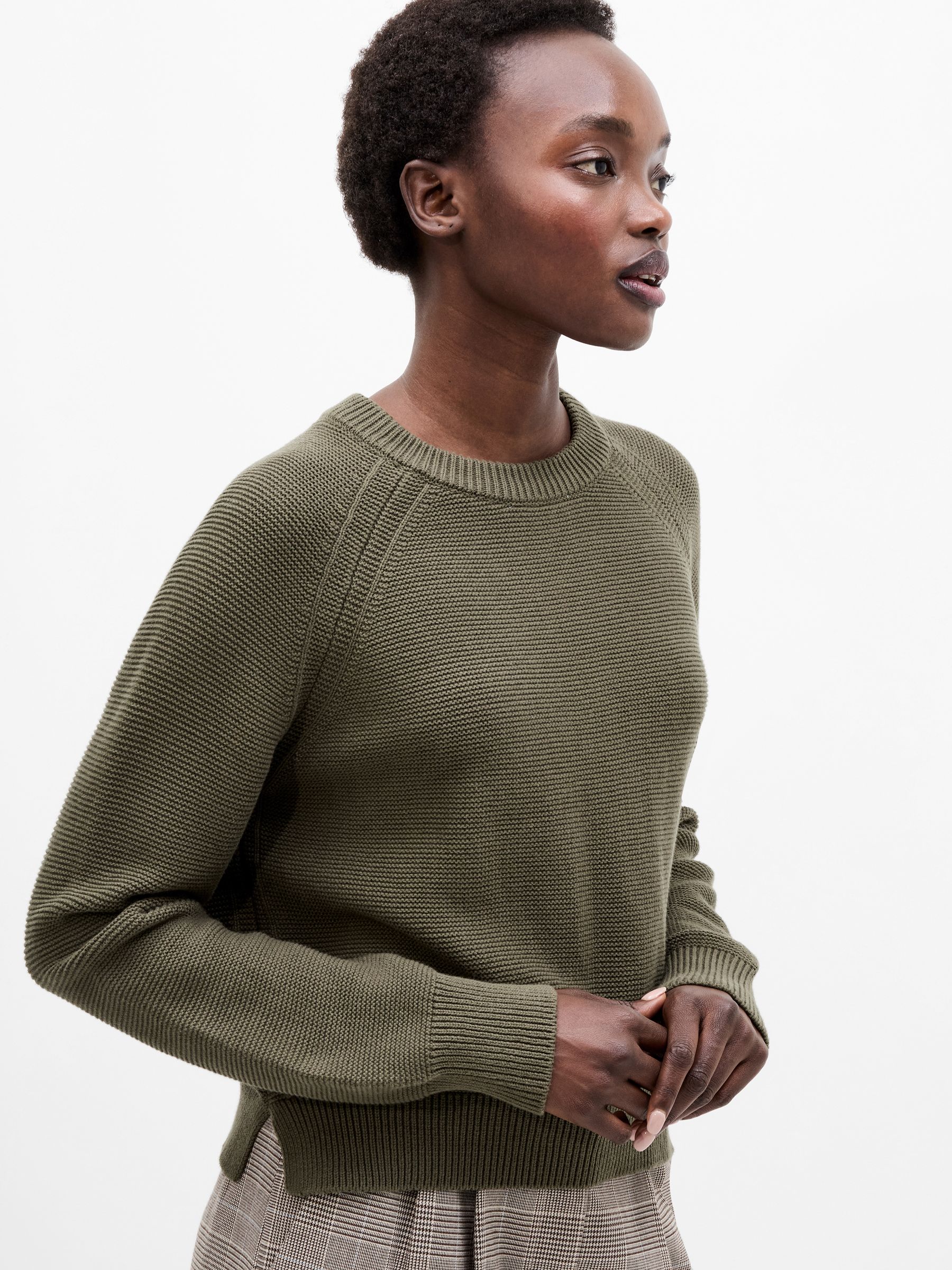 Buy French Connection Green Lily Mozart Crew Neck Jumper from the Next ...