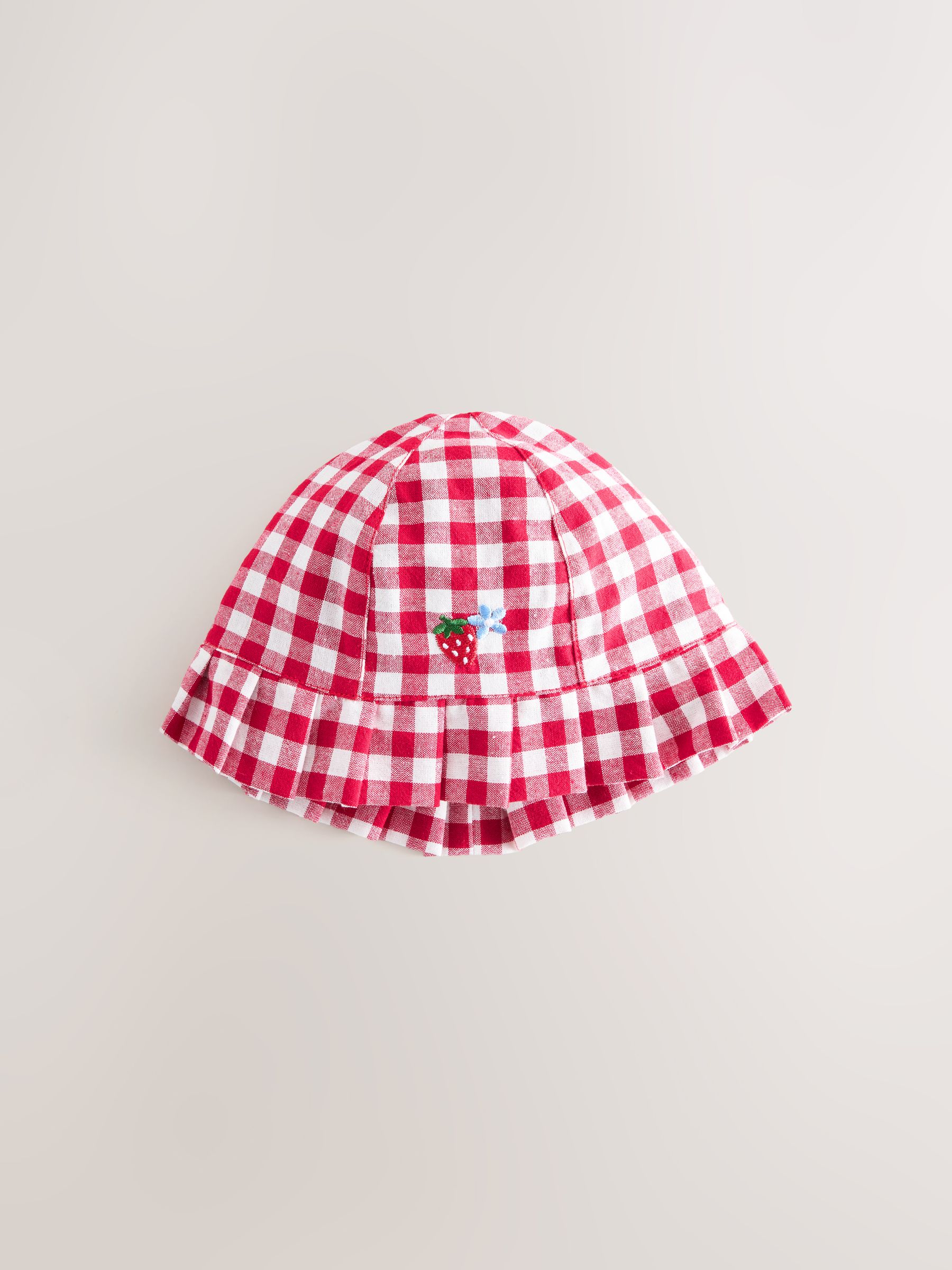 Buy Blue and Red Embroidered Strawberry Baby Bucket Hats 2 Pack (0mths ...