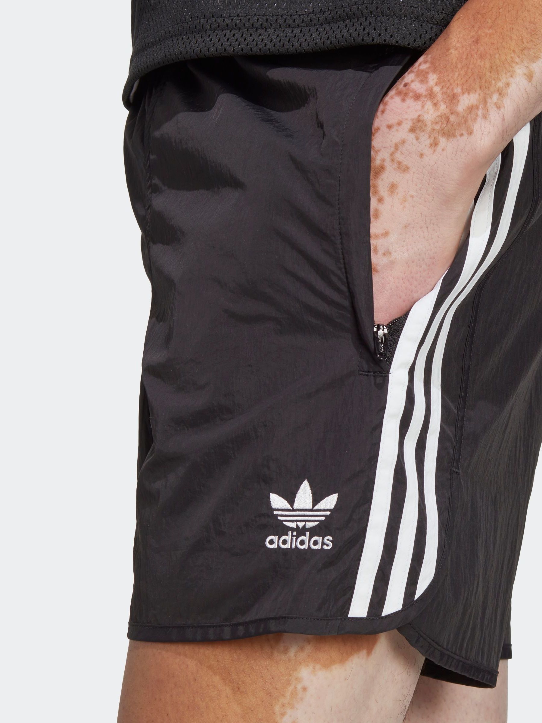 Buy adidas Originals Black Adicolor Classics Sprinter Shorts from the ...