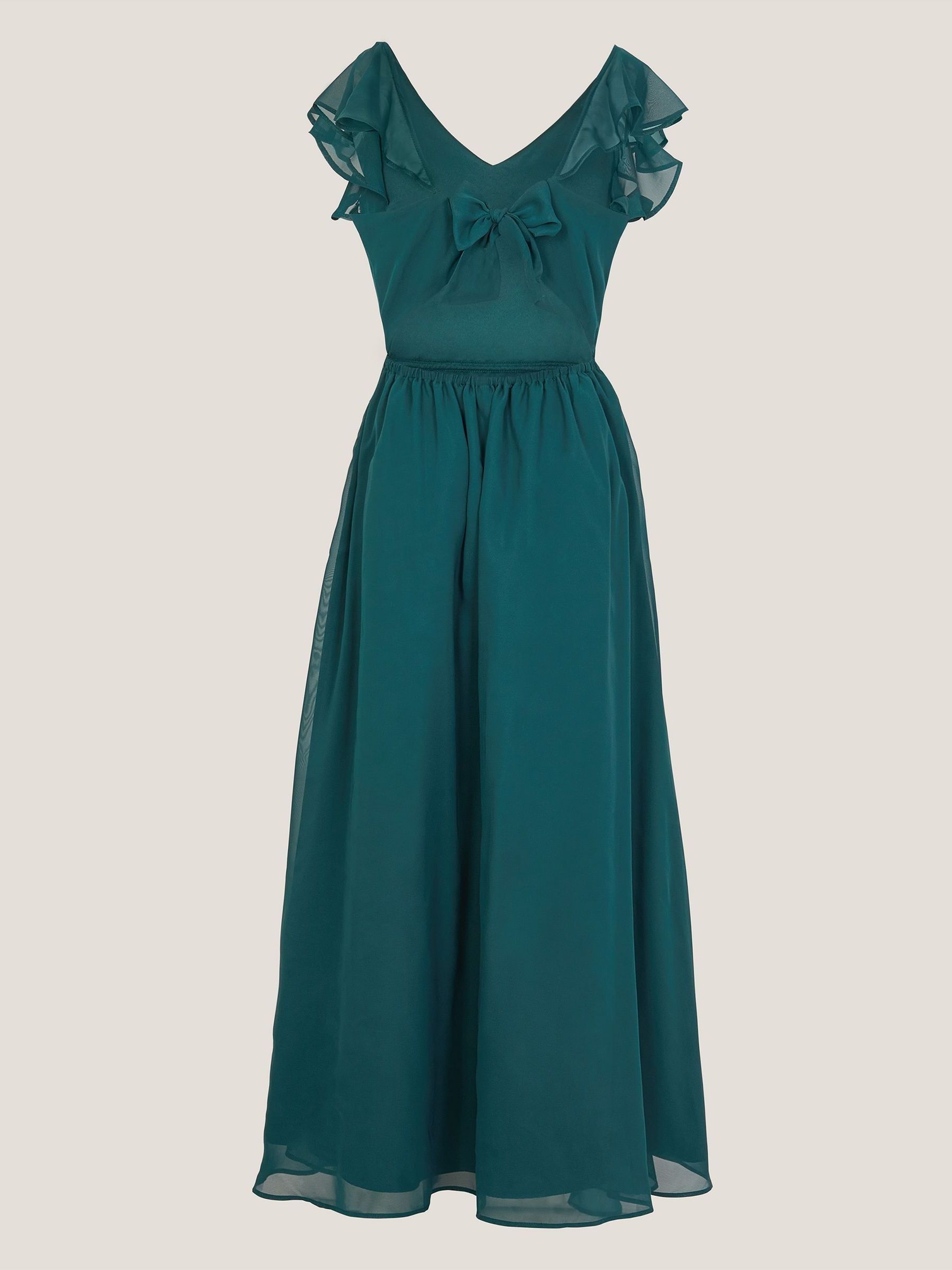 Buy Monsoon Blue Indi Tie Back Prom Dress from the Next UK online shop