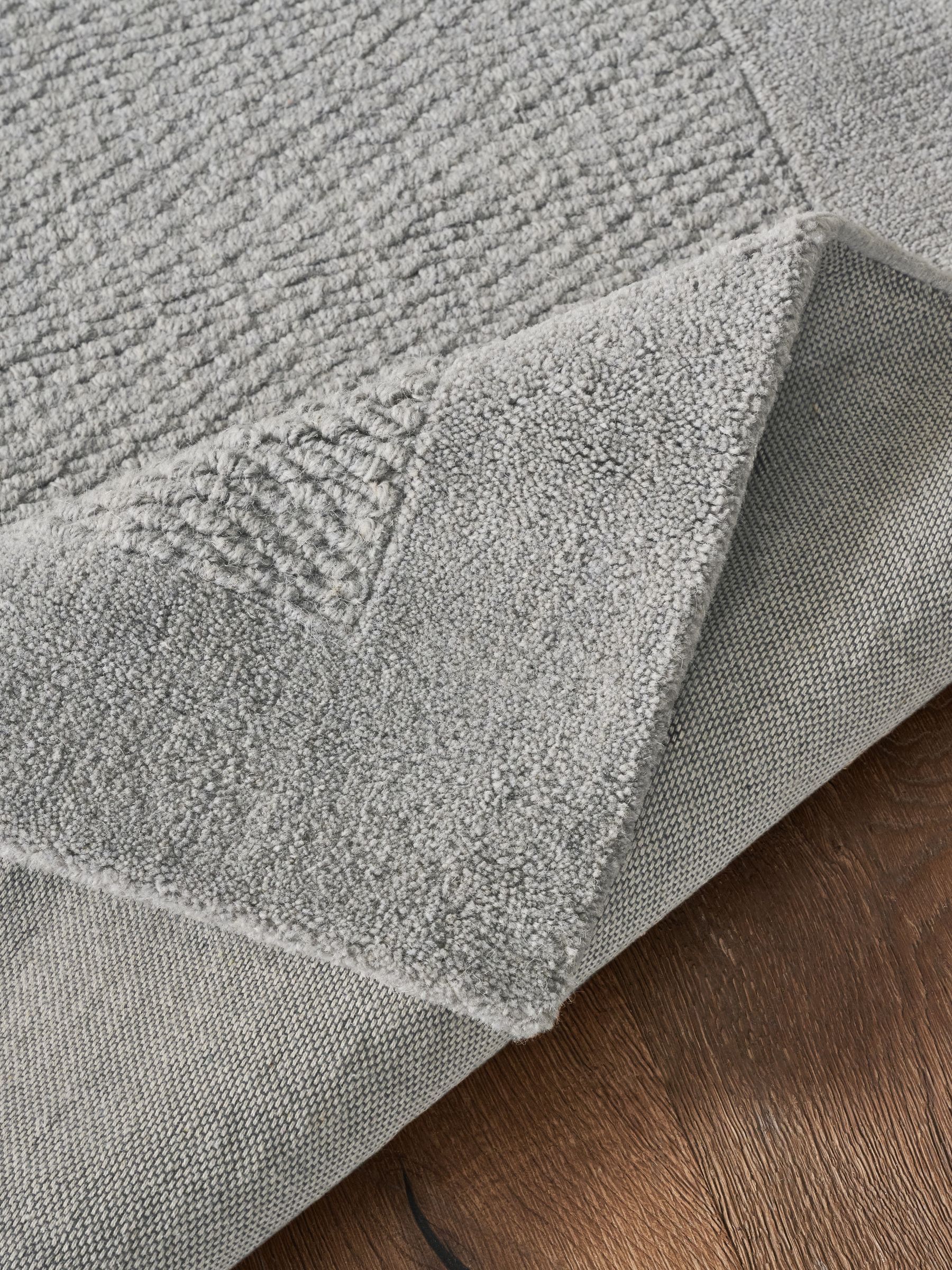 Buy Light Grey Florence Border Wool Rug from the Next UK online shop