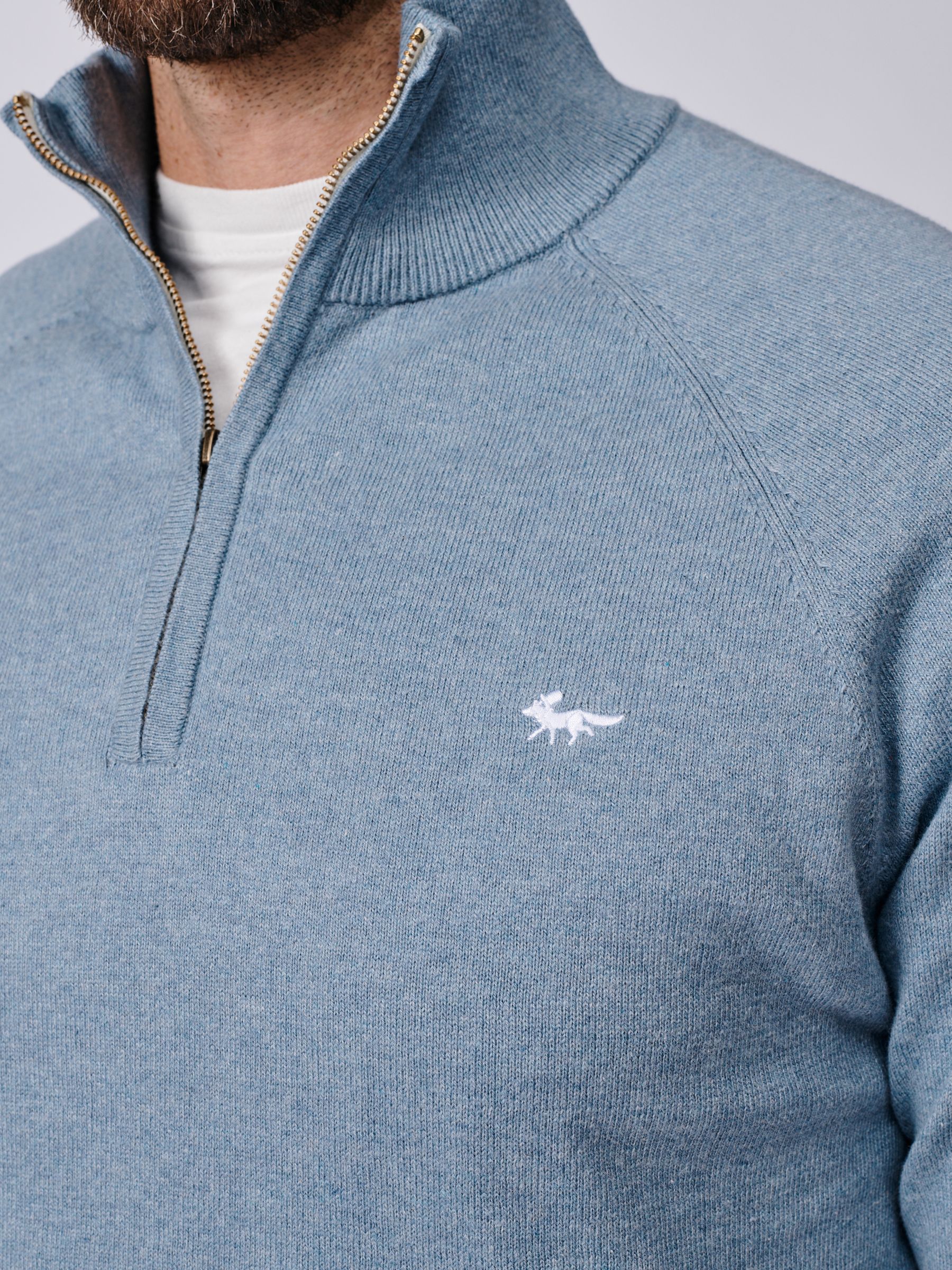 Buy Aubin Bonby Quarter Zip Cotton Jumper from the Next UK online shop