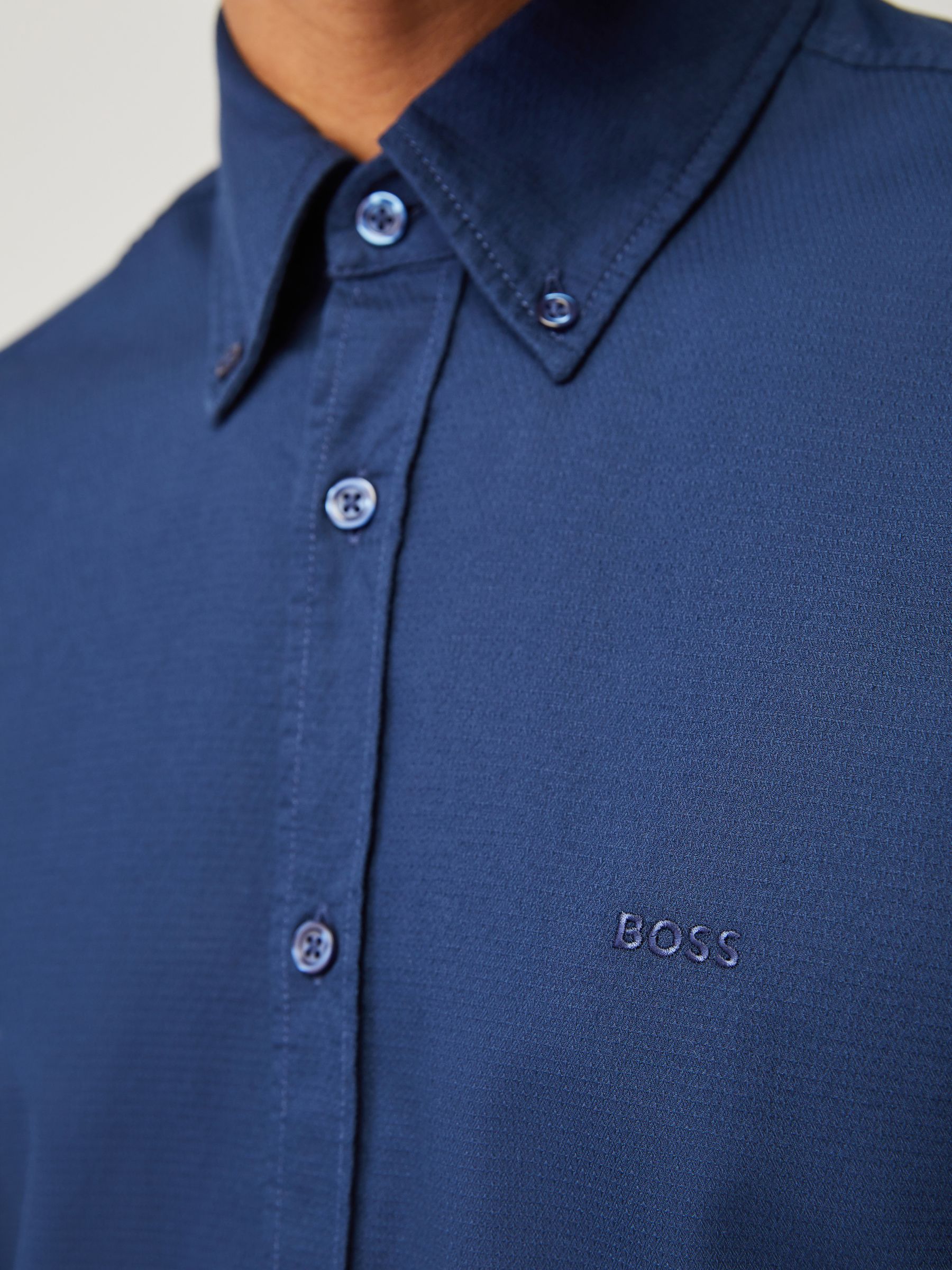 Buy BOSS Blue Rickert Regular-Fit Shirt from Next New Zealand