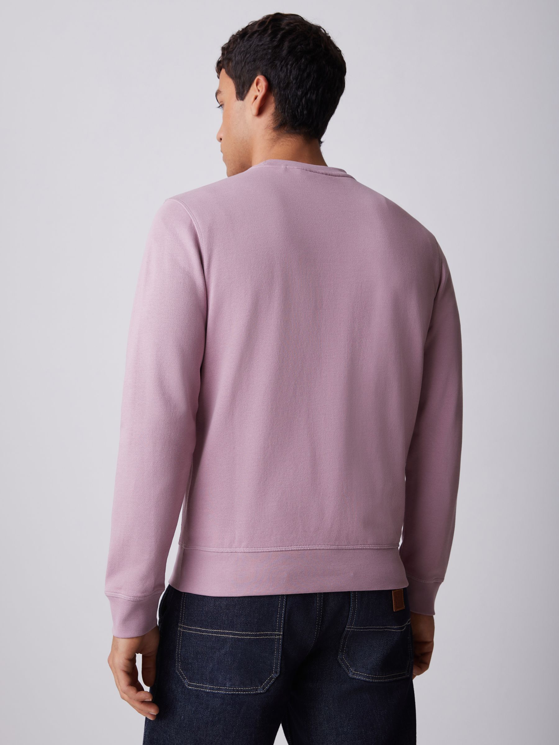 Buy BOSS Purple Wetalk Logo Sweat Top from Next Denmark