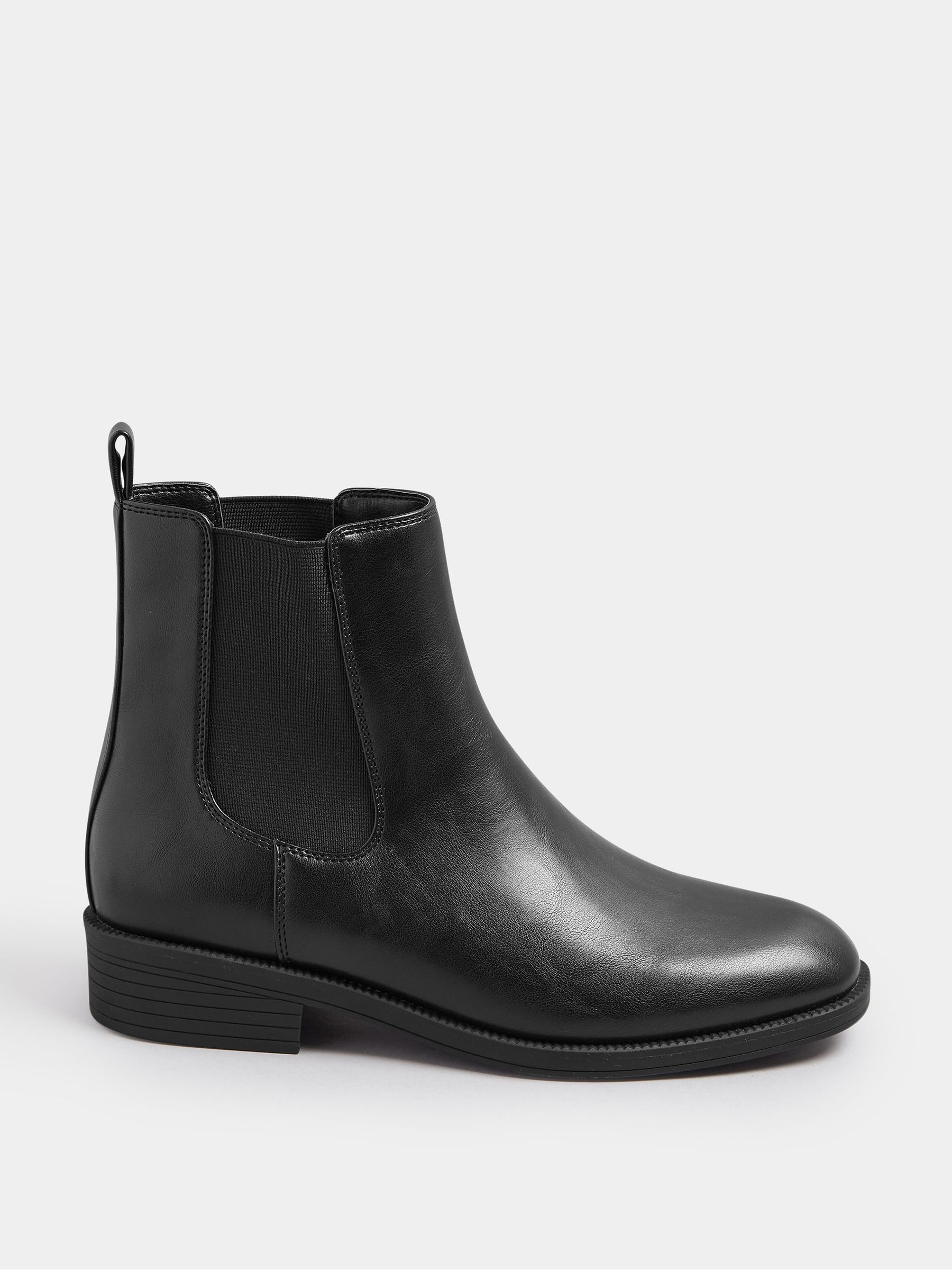 Buy Yours Curve Black Wide Fit Ankle Chelsea Boots from the Next UK ...